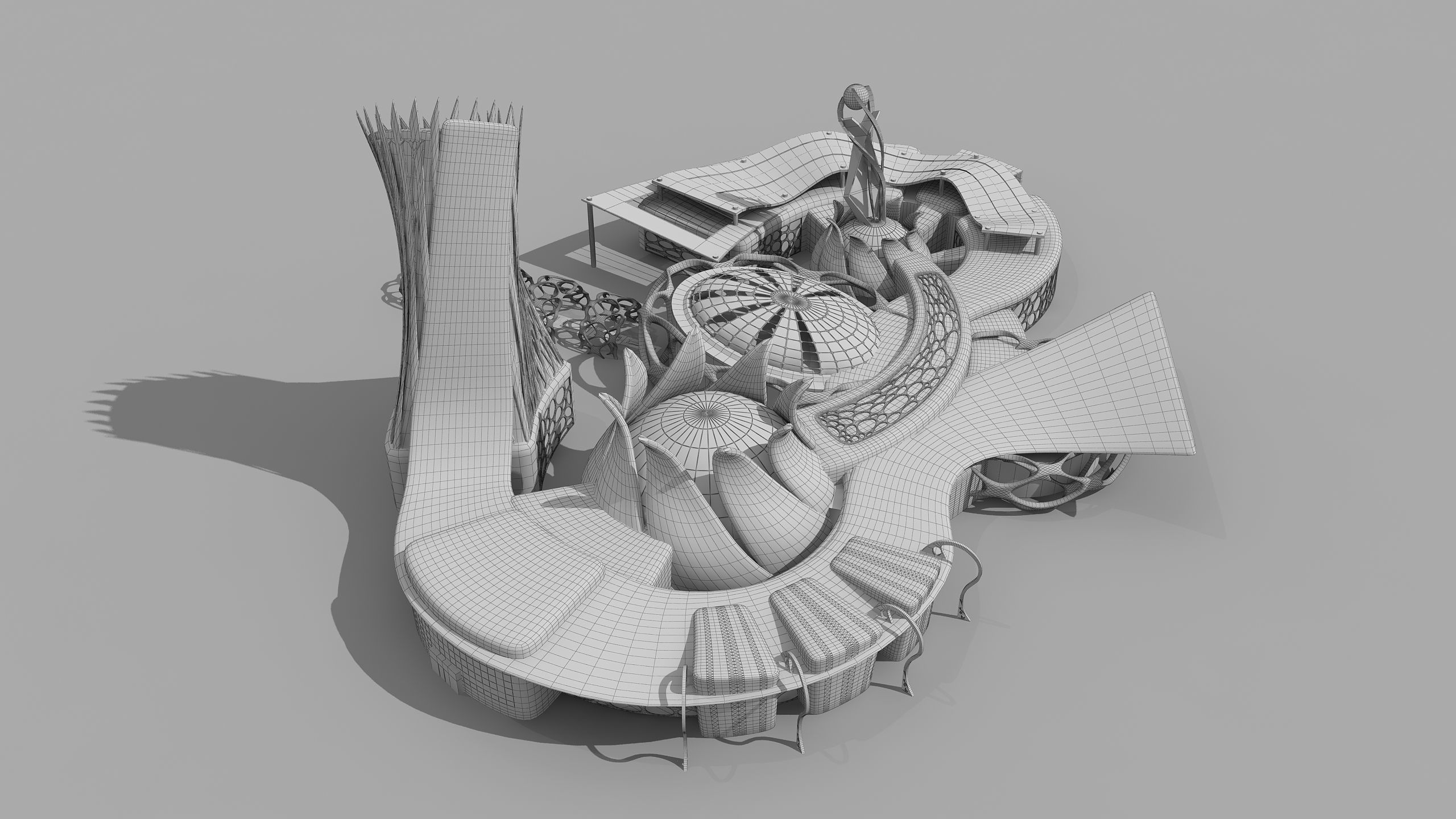 0151 - Nanotechnology Research Center Building 3D model | CGTrader