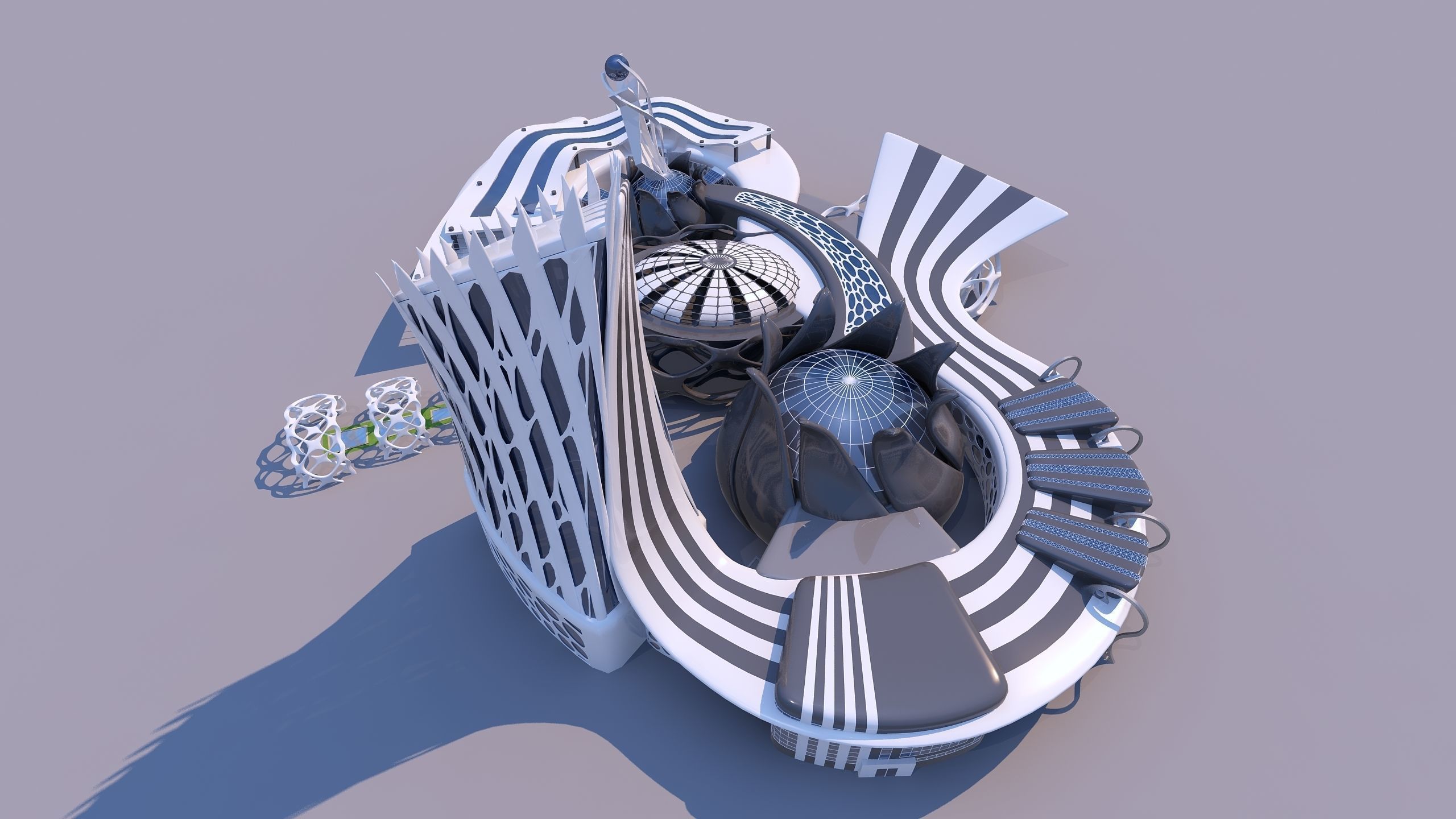 0151 - Nanotechnology Research Center Building 3D model | CGTrader