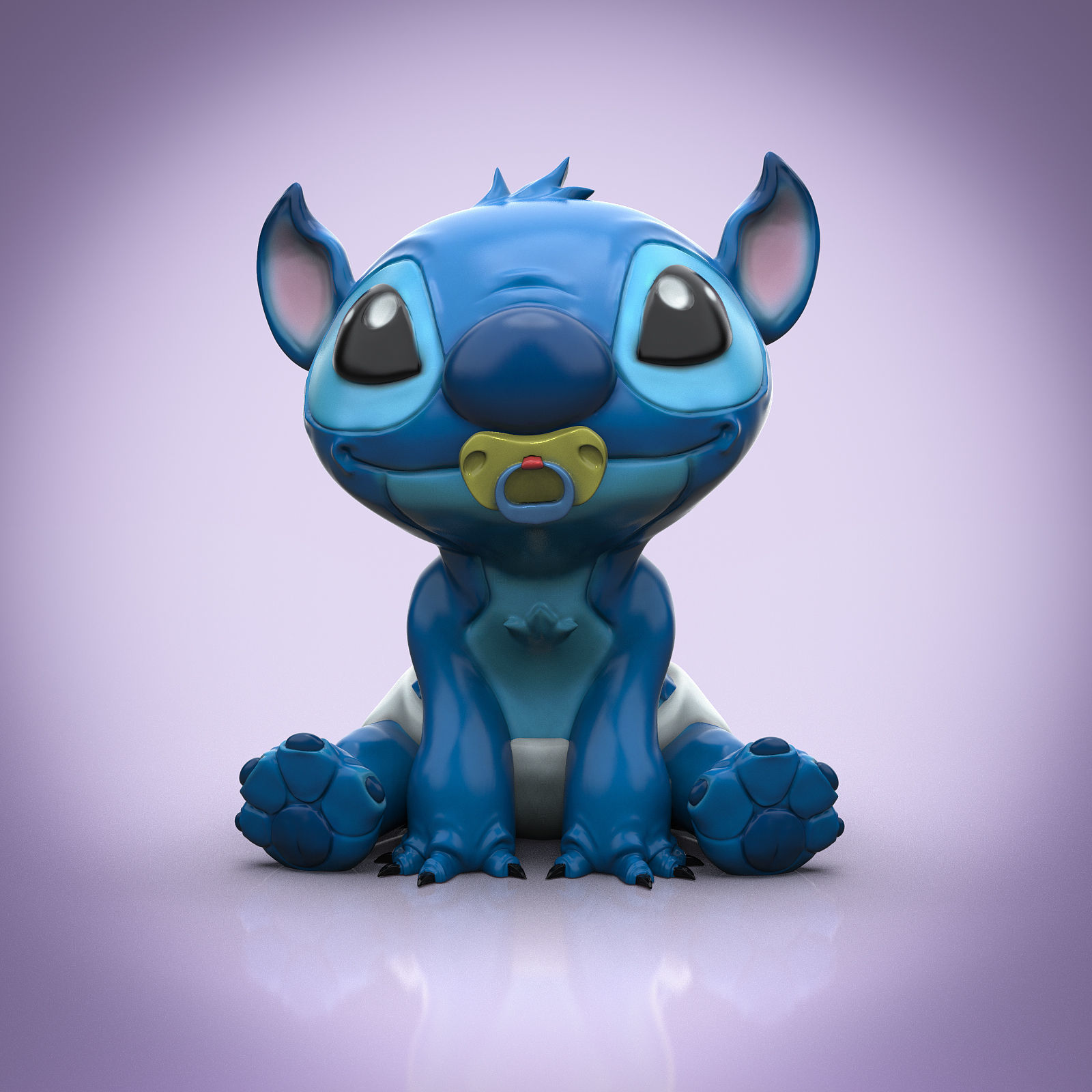 Baby Stitch 3D model 3D printable | CGTrader