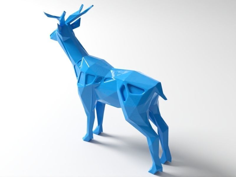Polygon Deer 3D model 3D printable | CGTrader