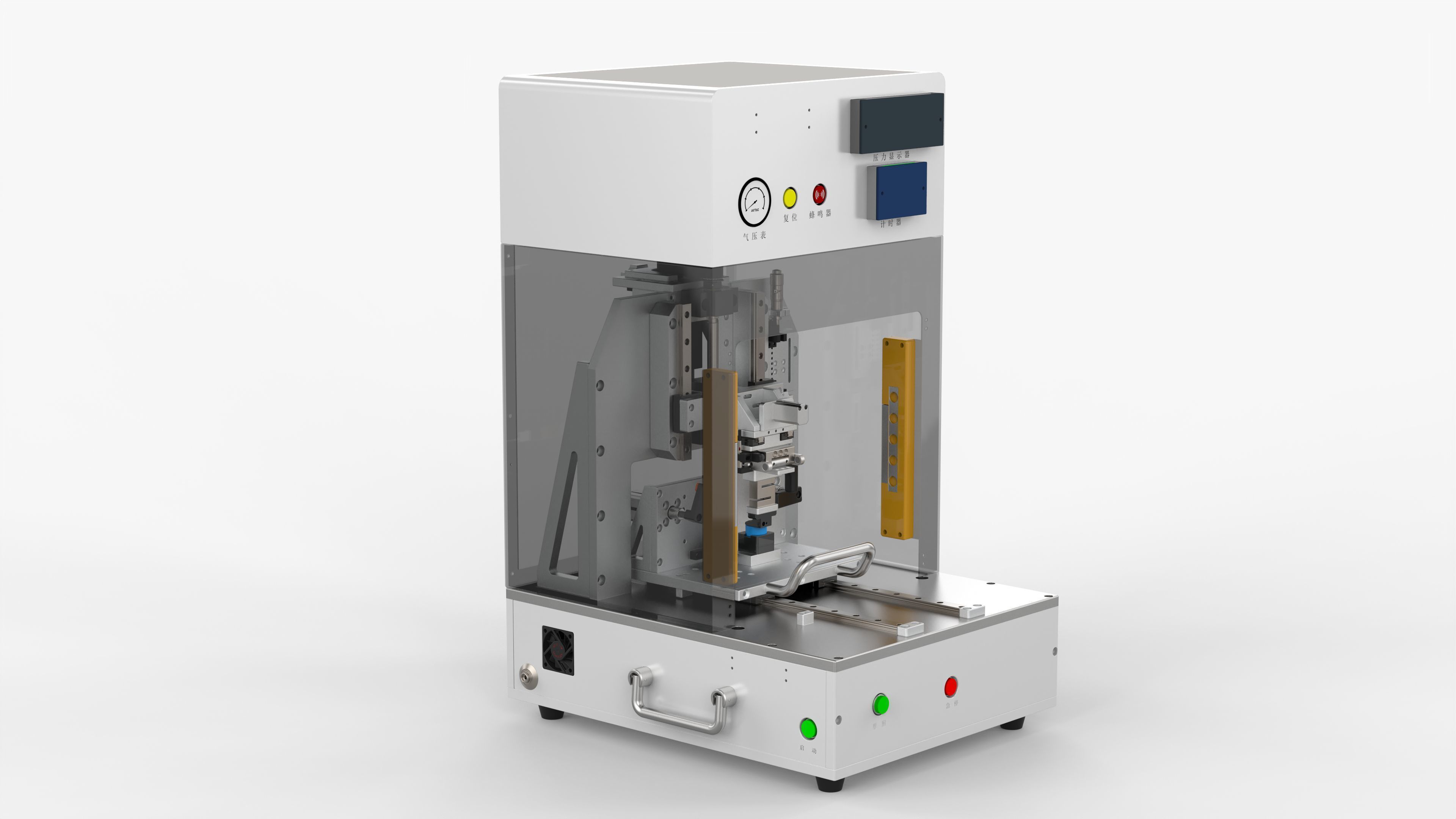 Automatic Battery Foam Pressing Machine 3D model | CGTrader