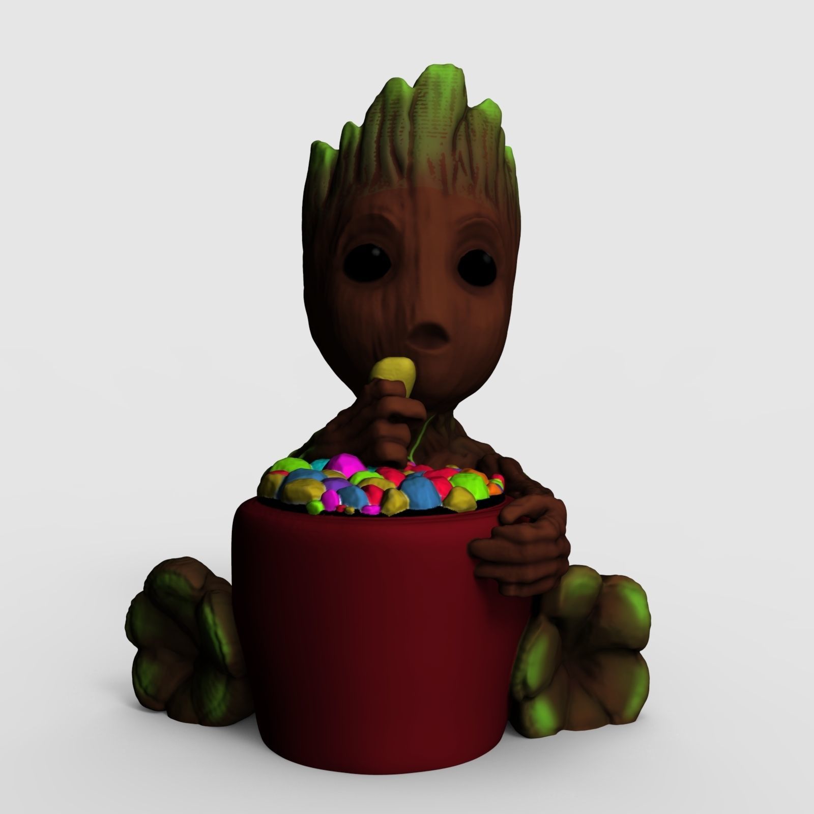 Sweet Groot Candy Planter - 3D Printable File 3D model 3D printable ...