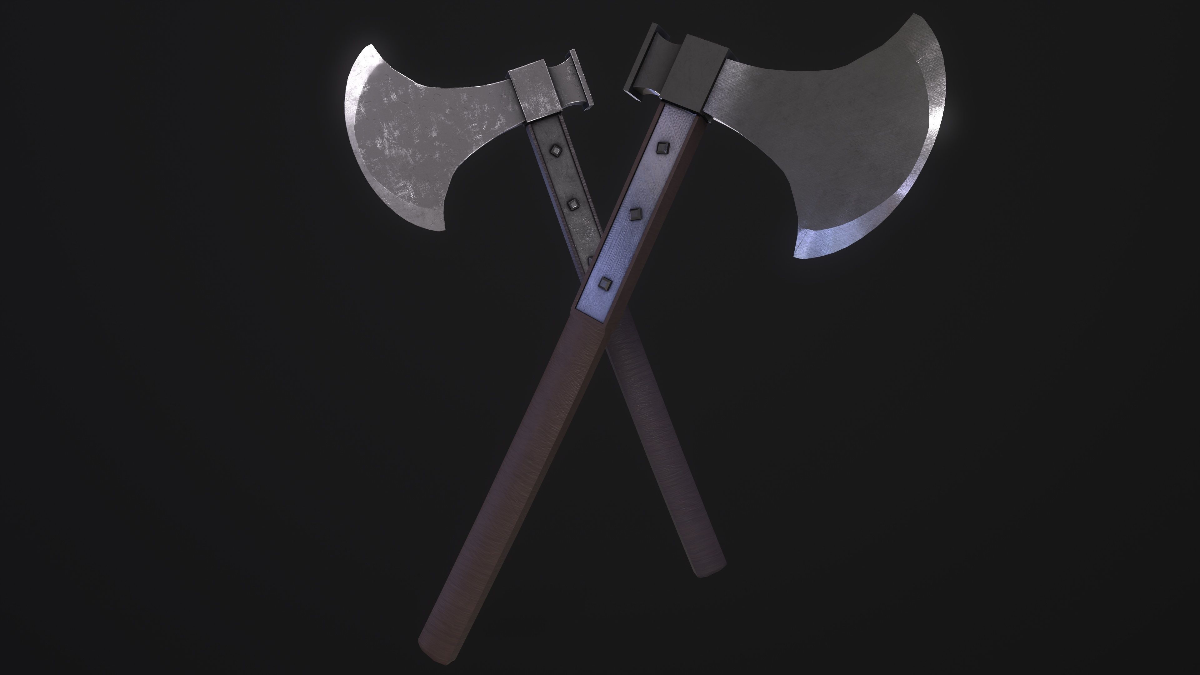 3D model Axe of Giovanni Battista Bugatti - Papal Executioner VR / AR ...