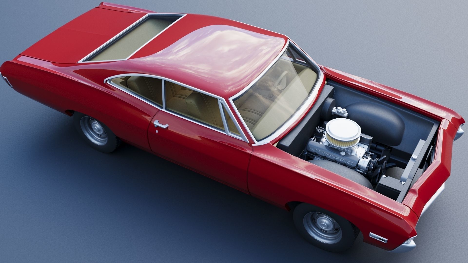Chevrolet Impala 1968 3D model 3D printable | CGTrader