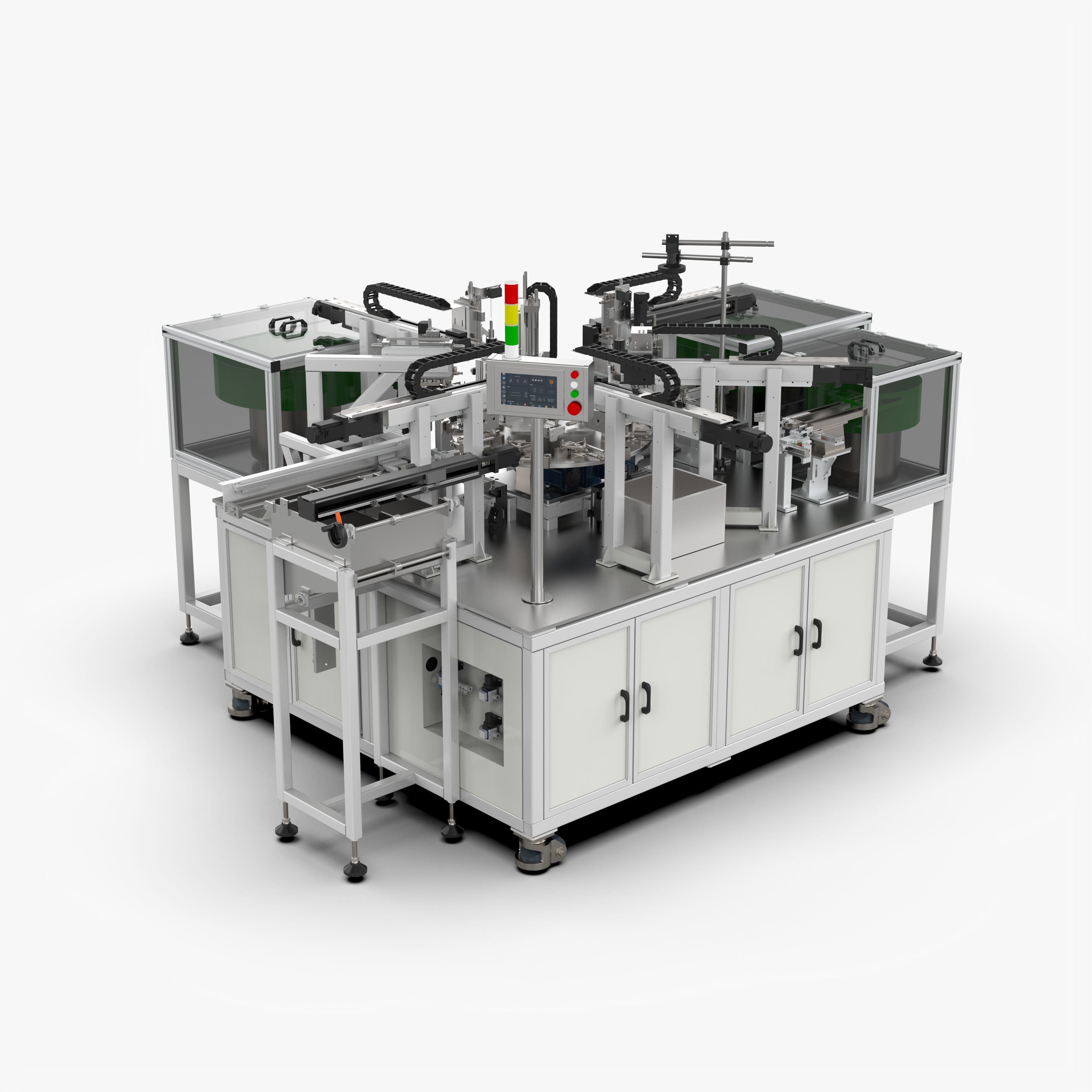 Automatic Electric Push Rod Inner Tube Assembly Machine 3D model | CGTrader