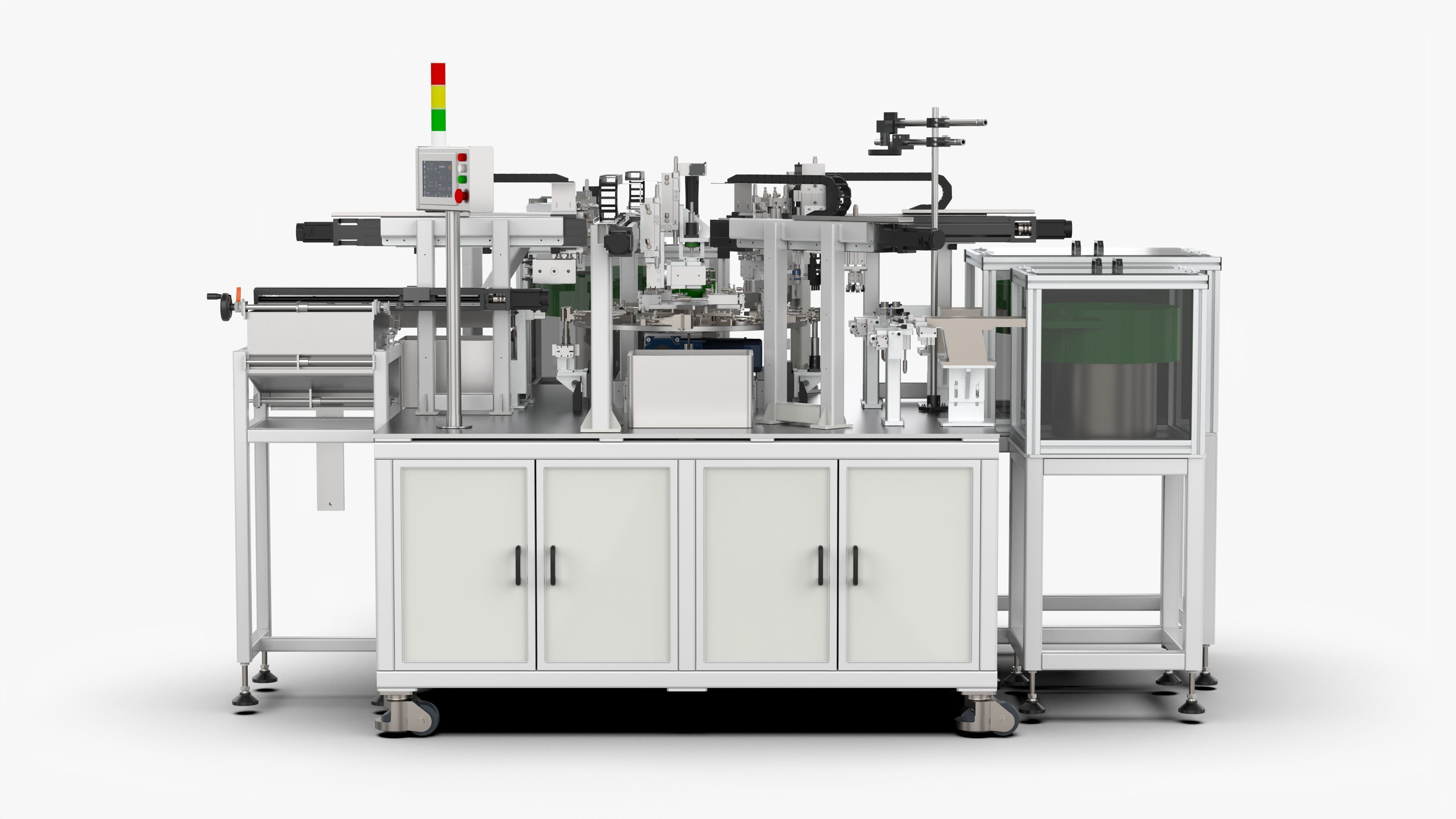 Automatic Electric Push Rod Inner Tube Assembly Machine 3D model | CGTrader