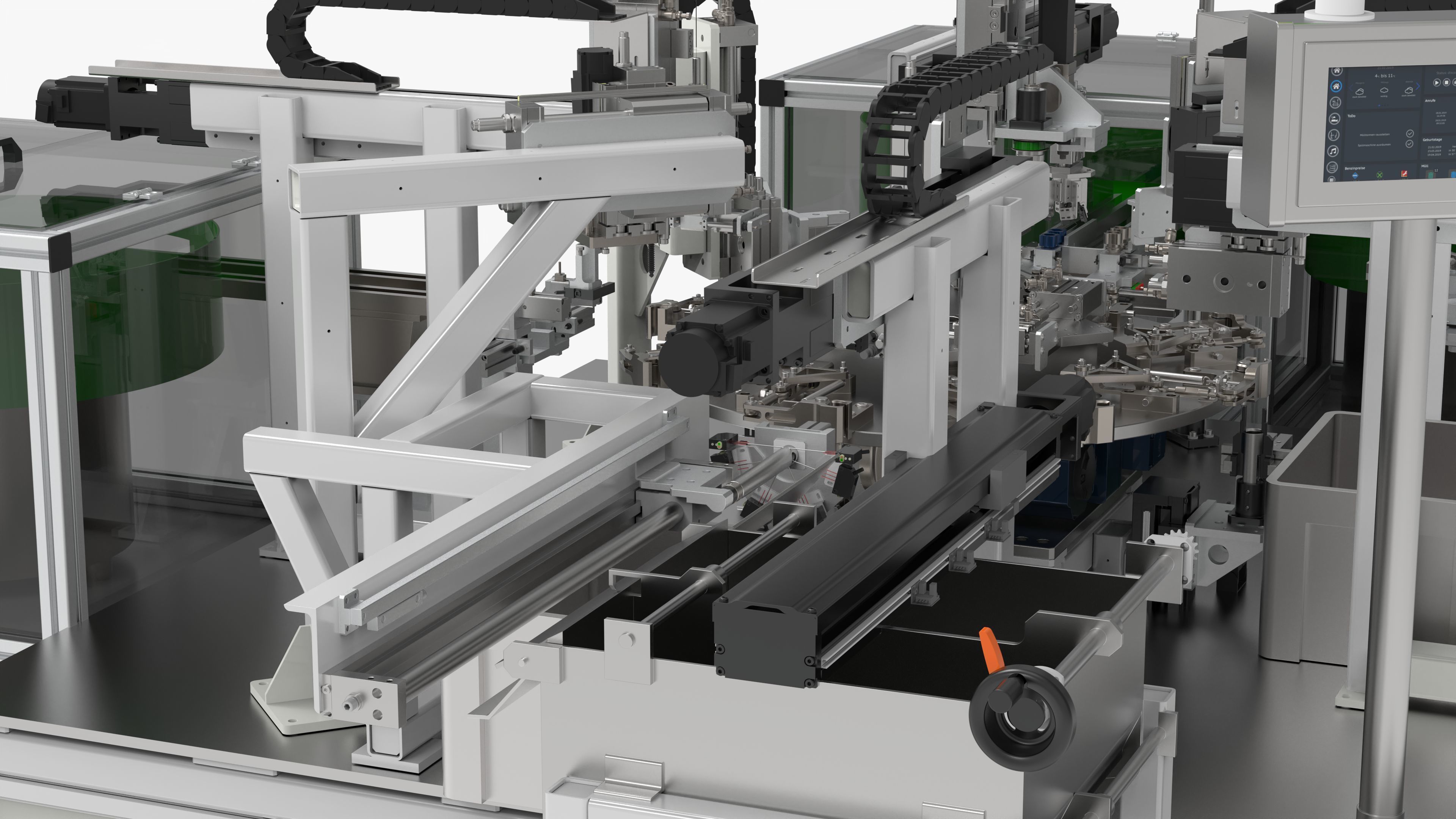 Automatic Electric Push Rod Inner Tube Assembly Machine 3D model | CGTrader