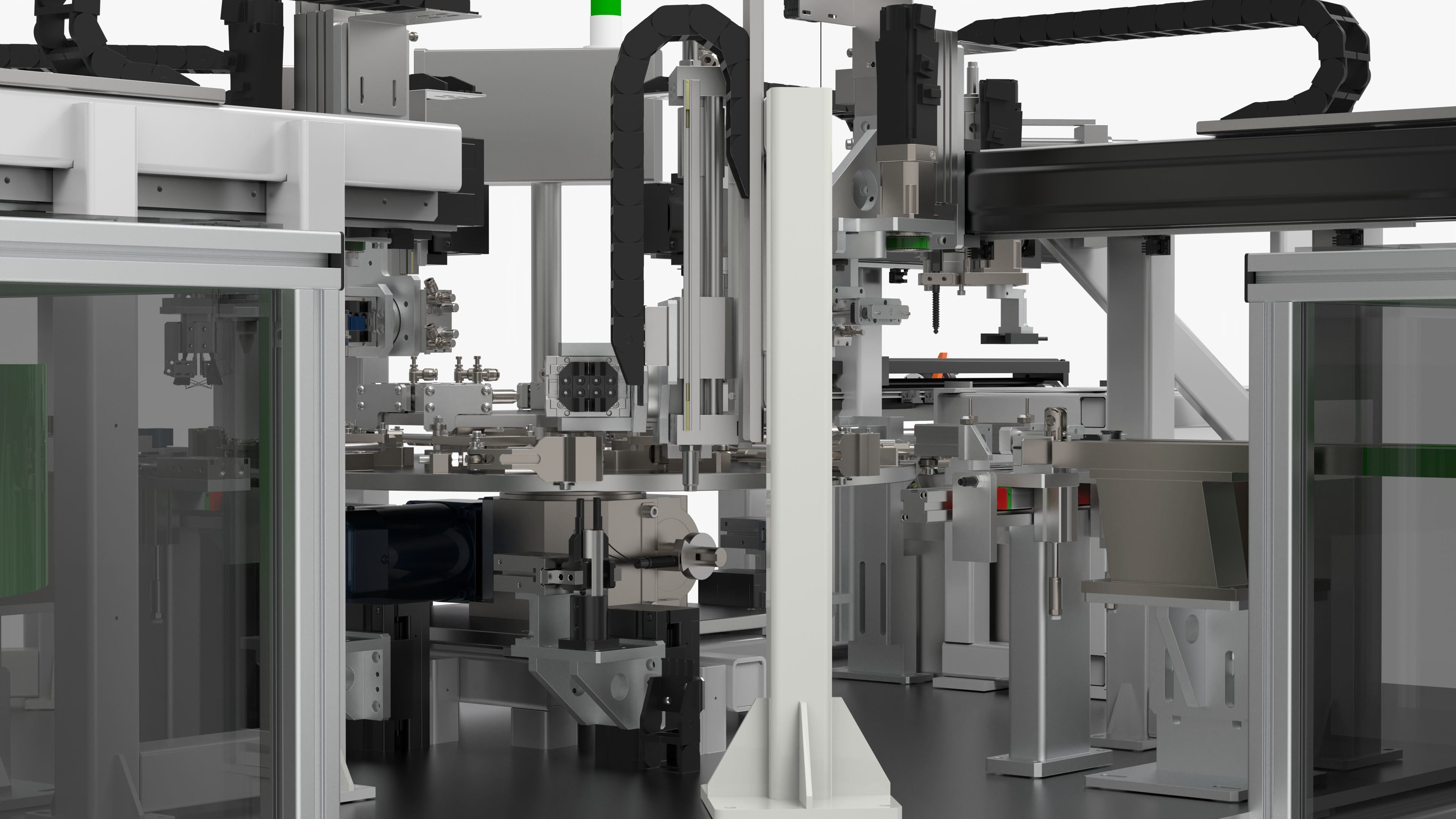 Automatic Electric Push Rod Inner Tube Assembly Machine 3D model | CGTrader