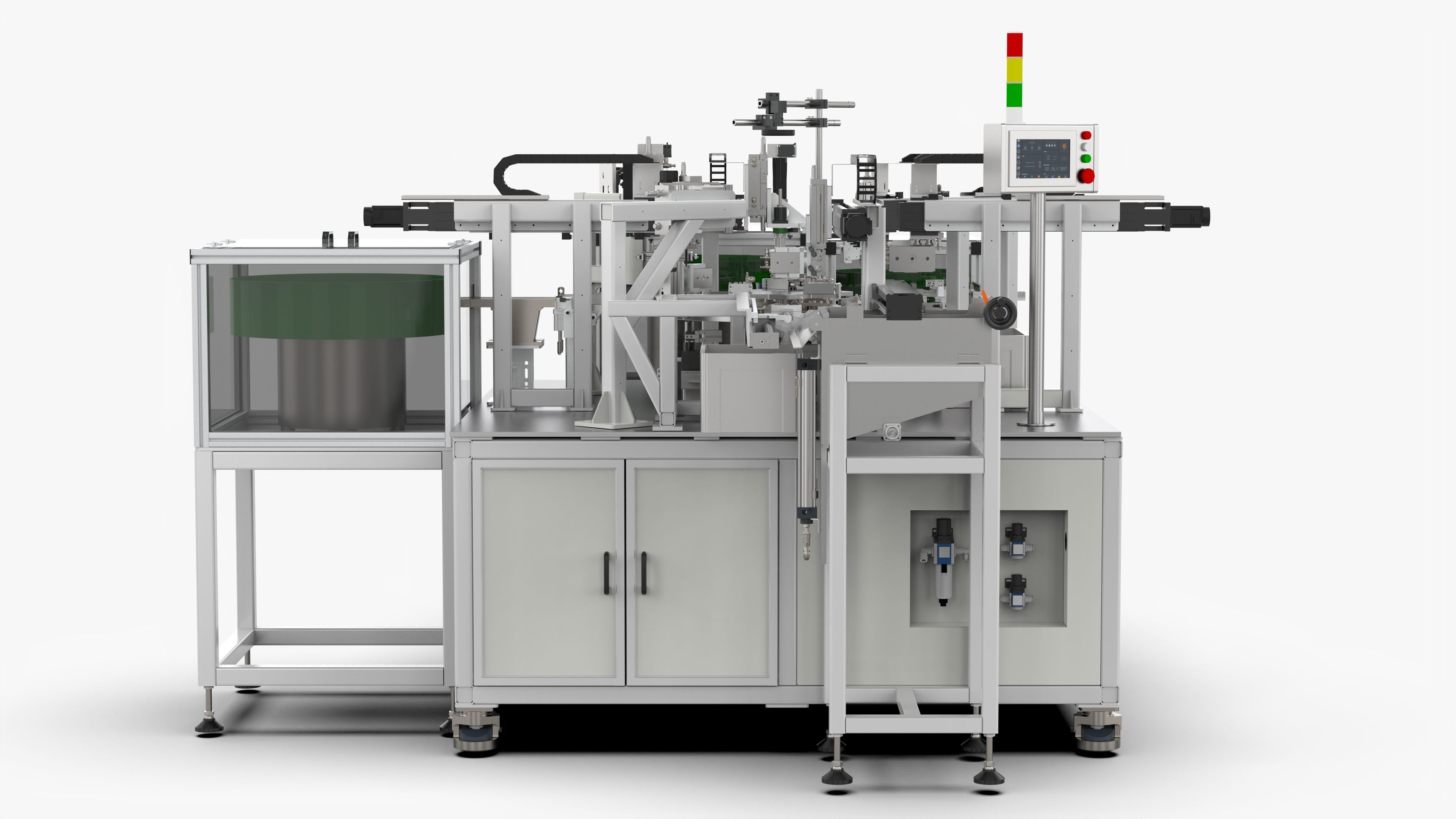 Automatic Electric Push Rod Inner Tube Assembly Machine 3D model | CGTrader