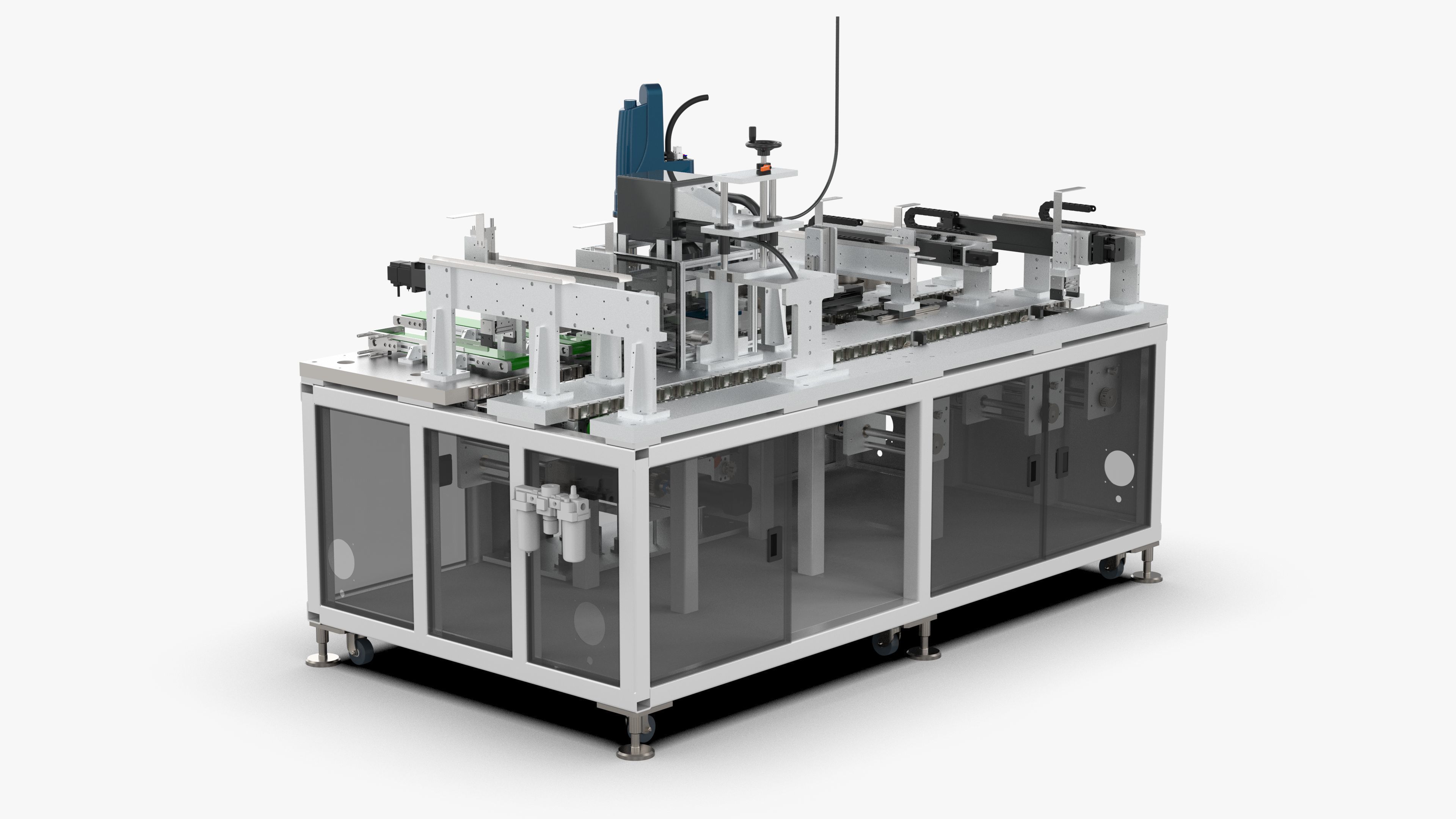 Automatic Radium Welding Loading and Unloading Machine 3D model | CGTrader