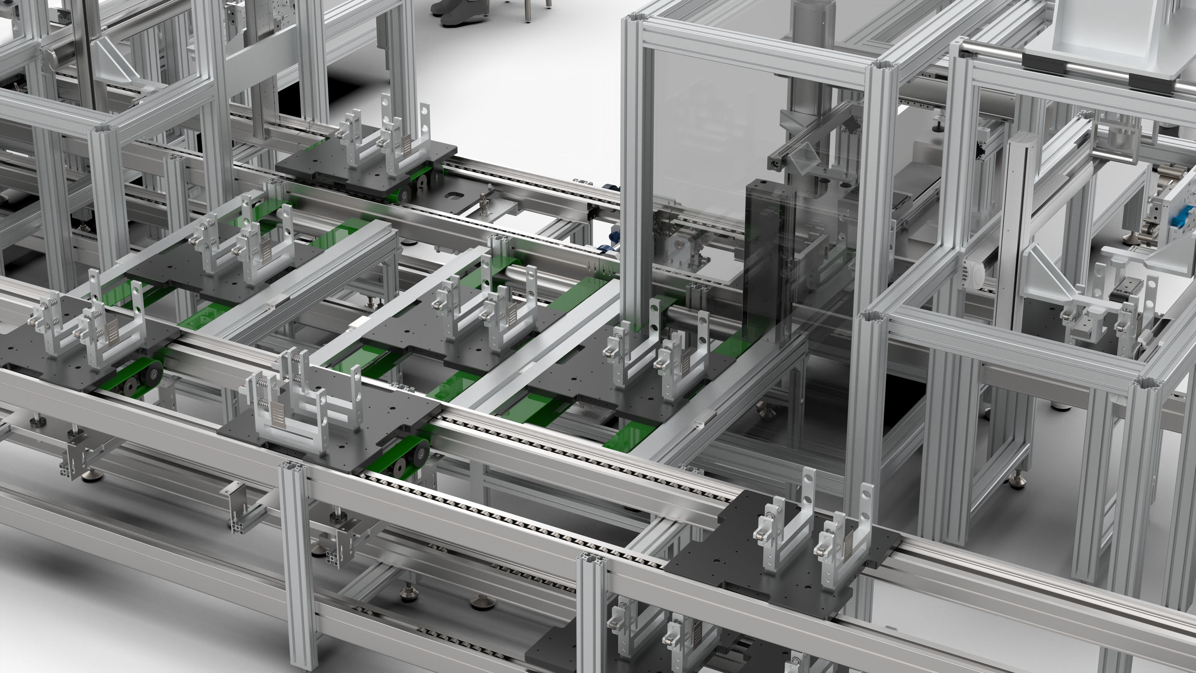 Automatic Soft Package Module Welding Line 3D model | CGTrader