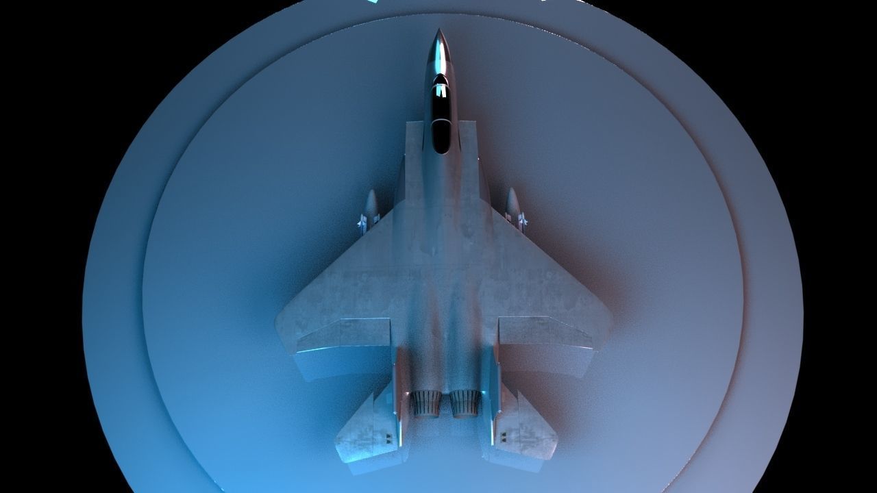 Jet f-15 3D model | CGTrader