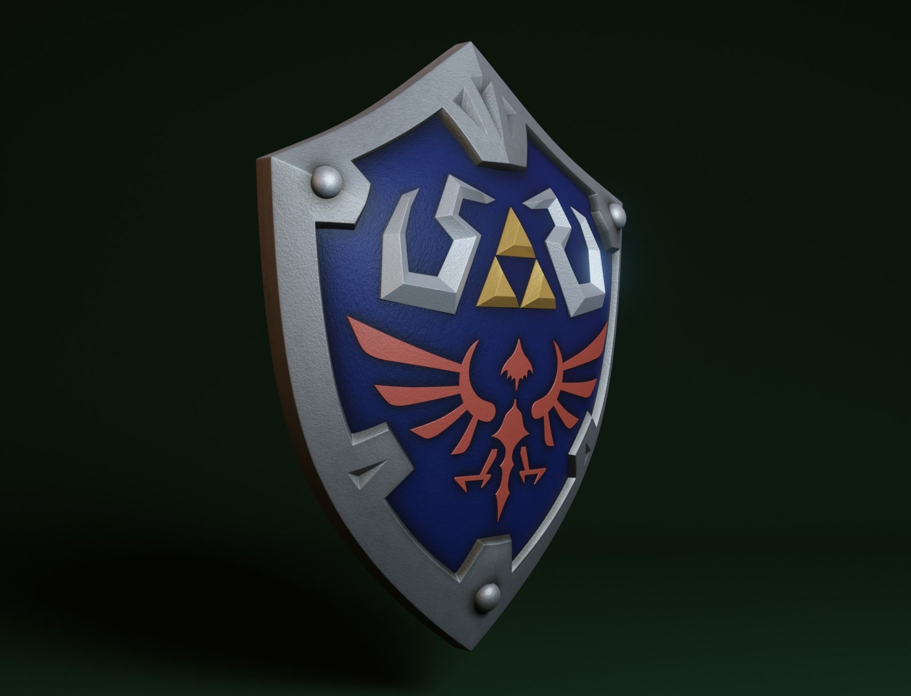 Hylian Shield - 3D PRINT READY 3D model 3D printable | CGTrader