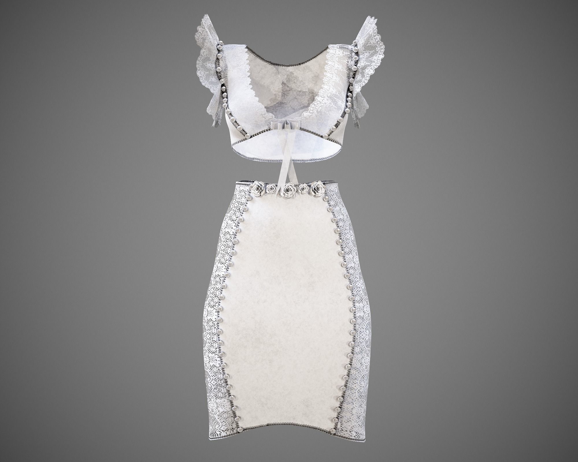 3D model low poly -marvelous designer -obj-fbx-blender-pbr textures VR ...