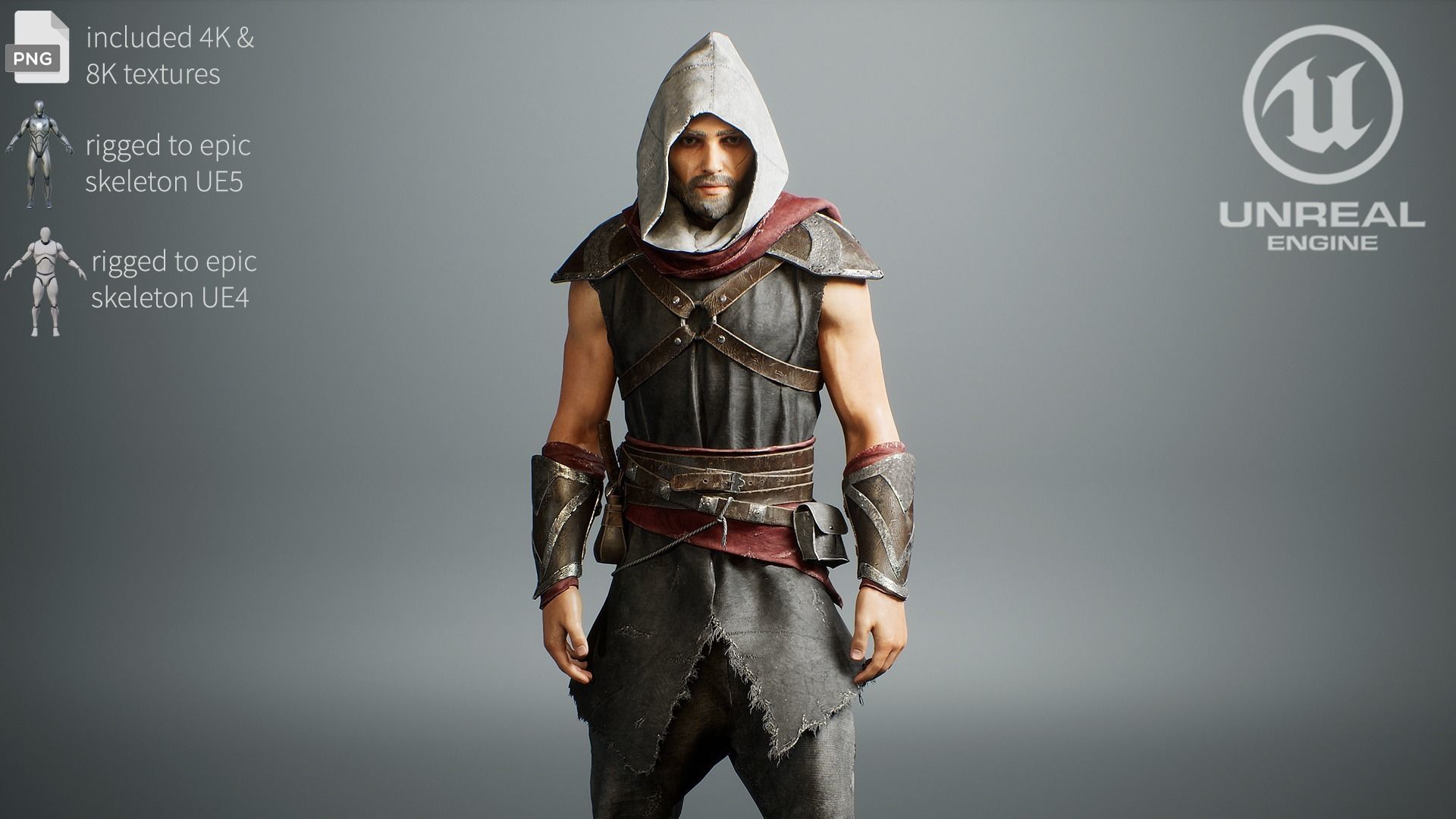 3D model Assassin Omar VR / AR / low-poly | CGTrader