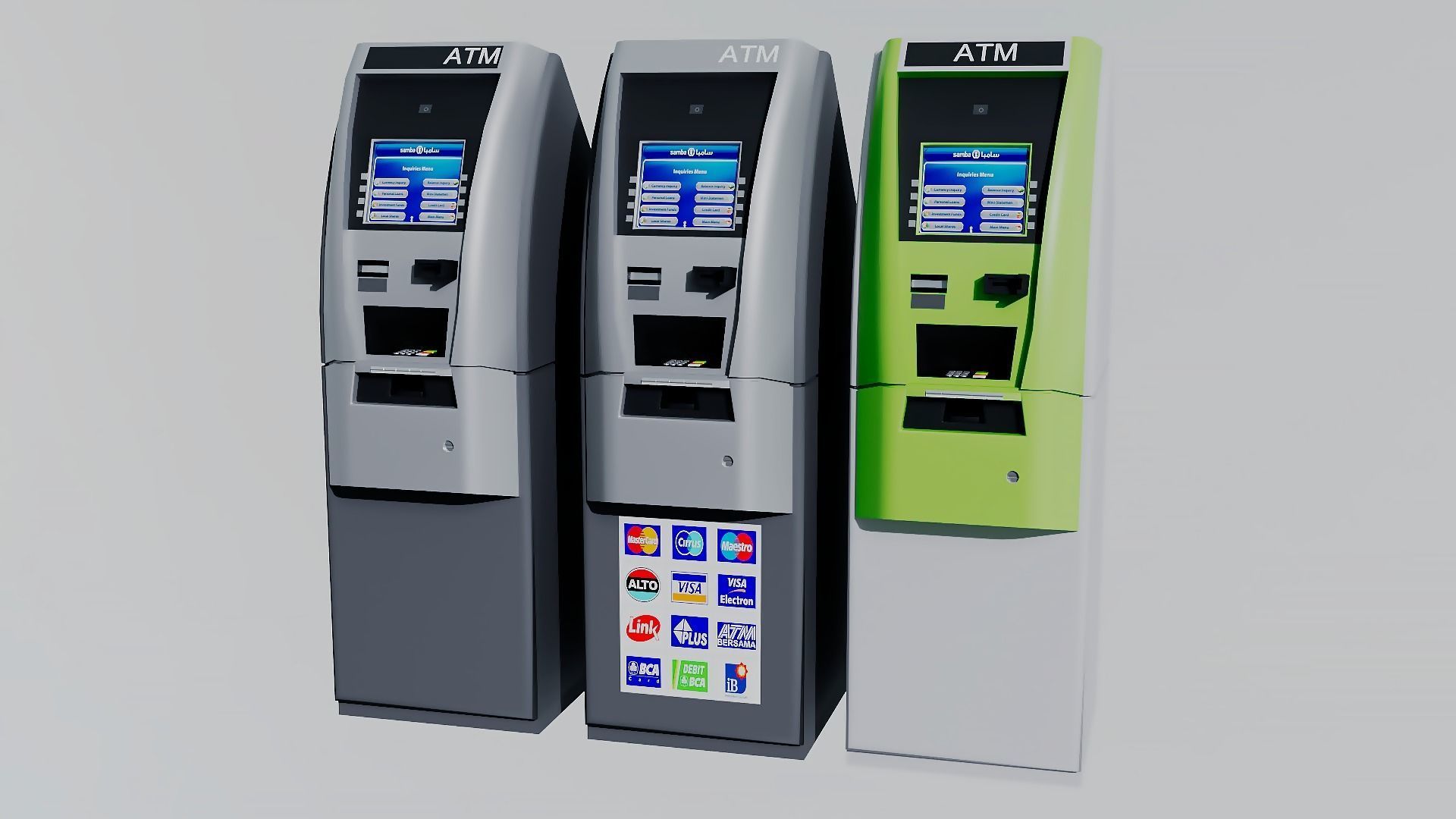Automated teller machine ATM 3D model | CGTrader