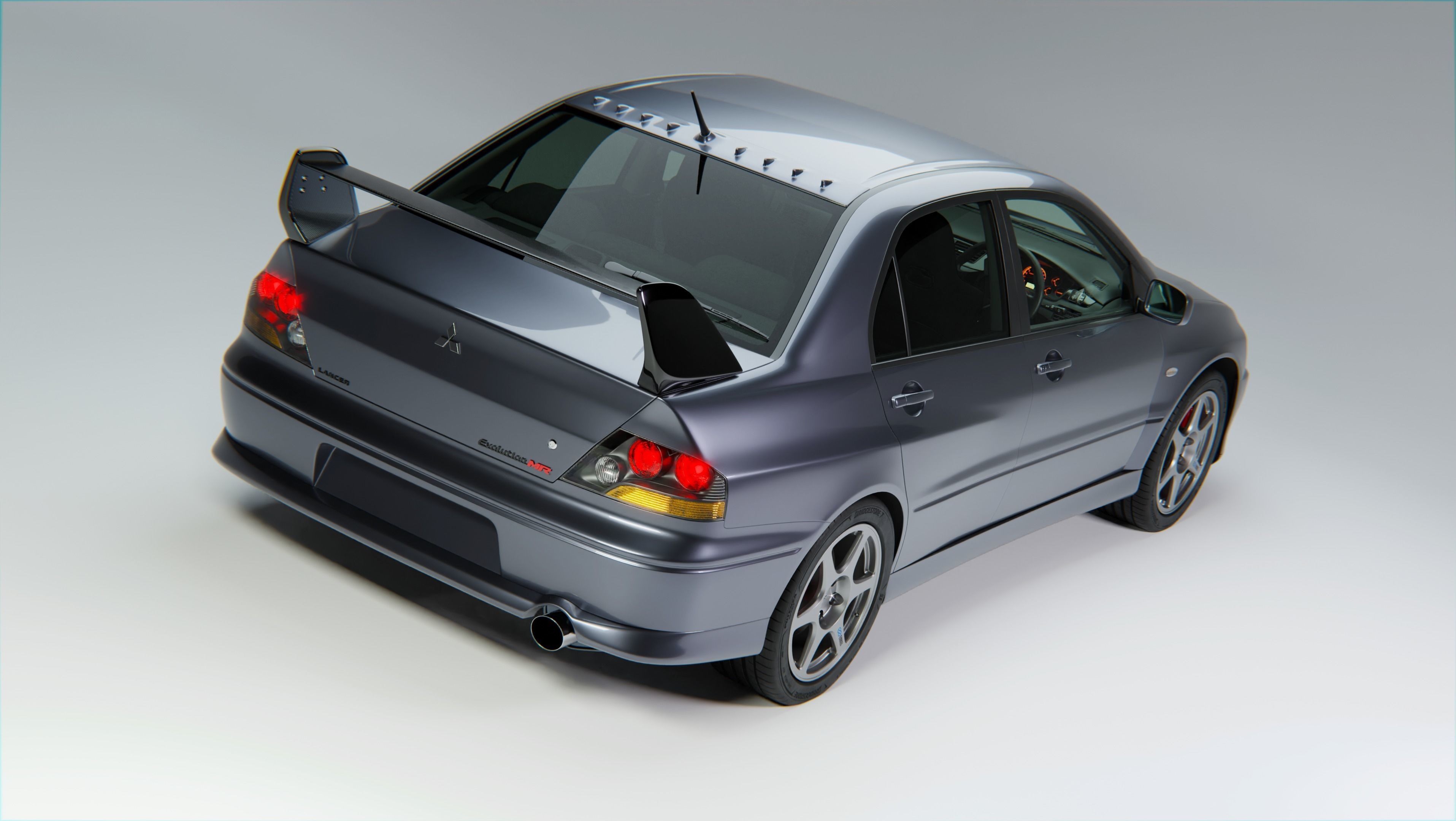 Mitsubishi Lancer Evolution VIII MR 2004 3D model | CGTrader