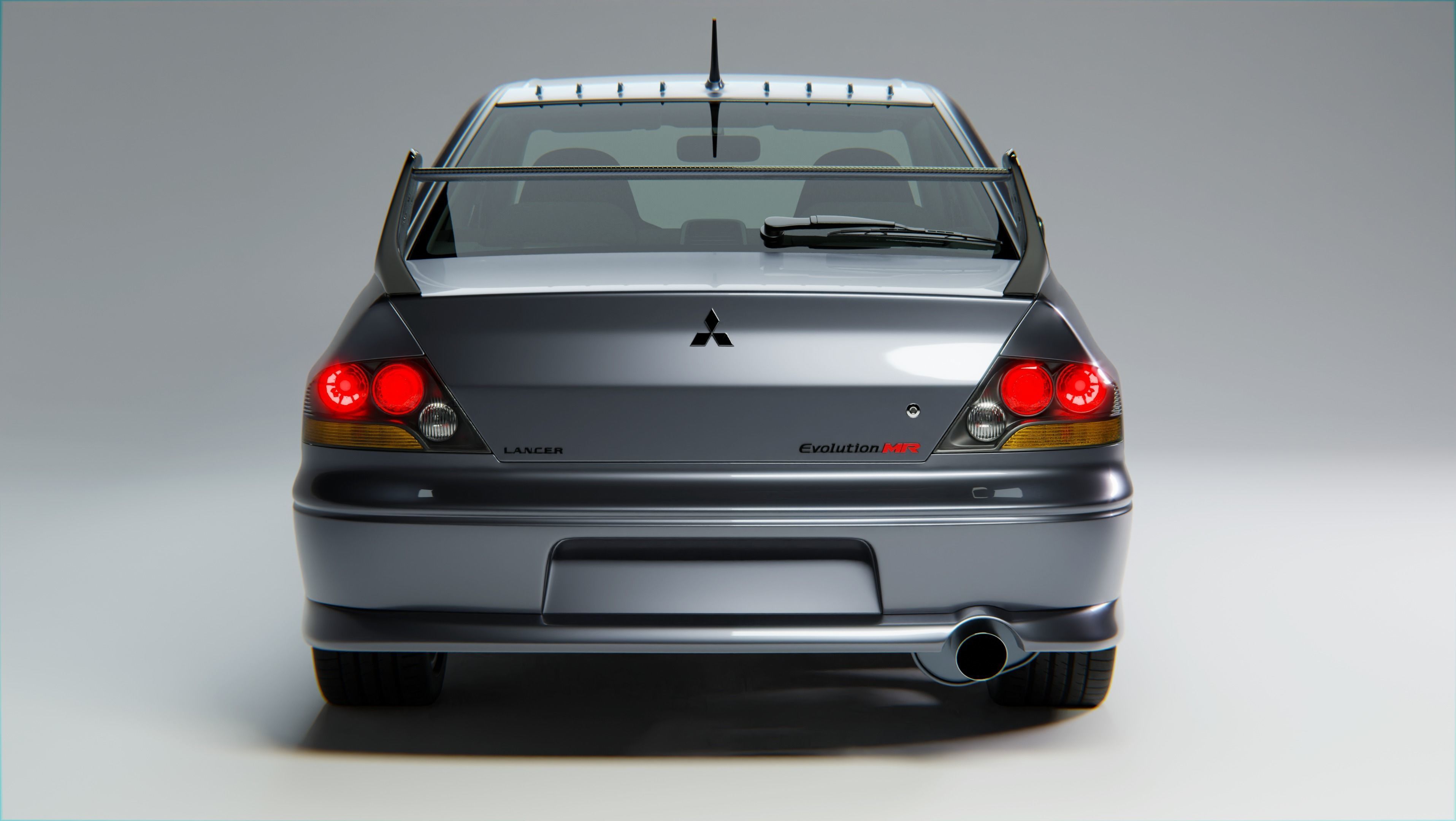 Mitsubishi Lancer Evolution VIII MR 2004 3D model | CGTrader