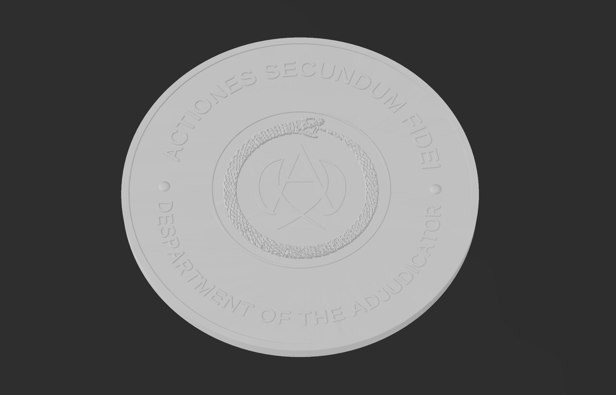 Bundle JOHN WICK GOLD Continental COINS and ADJUDICATOR 3D model 3D ...