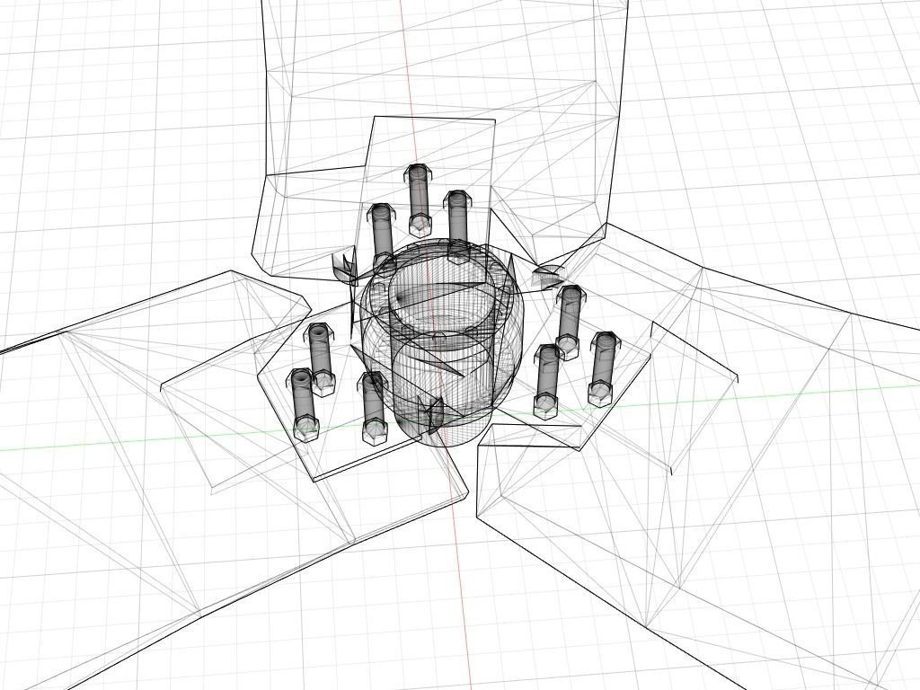 Mechanical Fan 4 3D model rigged | CGTrader