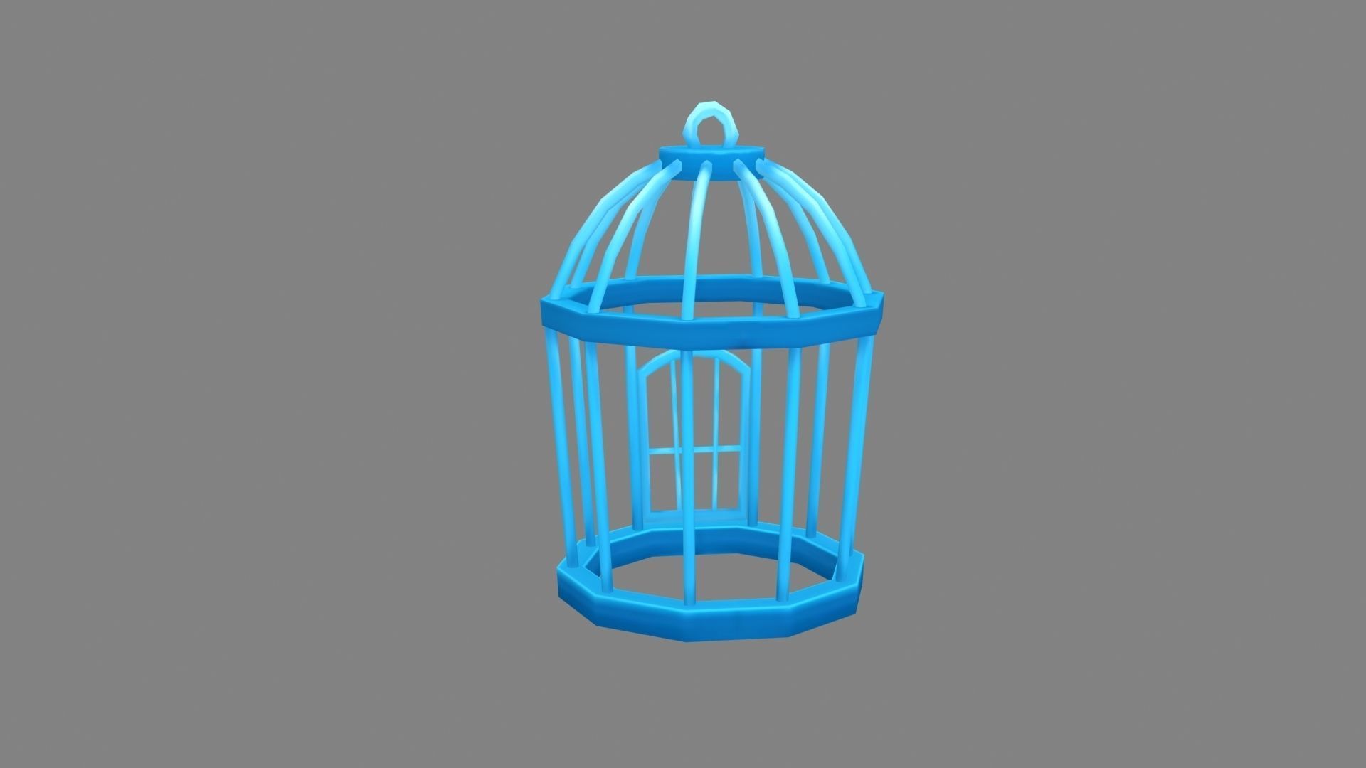 3D model Cartoon Bird Cage VR / AR / low-poly | CGTrader