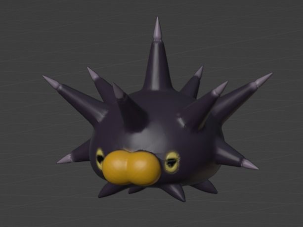 Pincurchin 3D model 3D printable | CGTrader