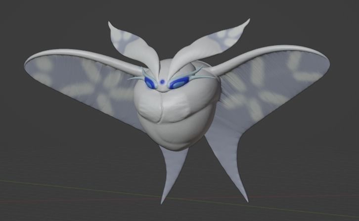 Frosmoth 3D model 3D printable | CGTrader
