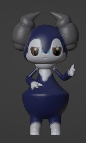 Indeedee Male 3D model 3D printable | CGTrader