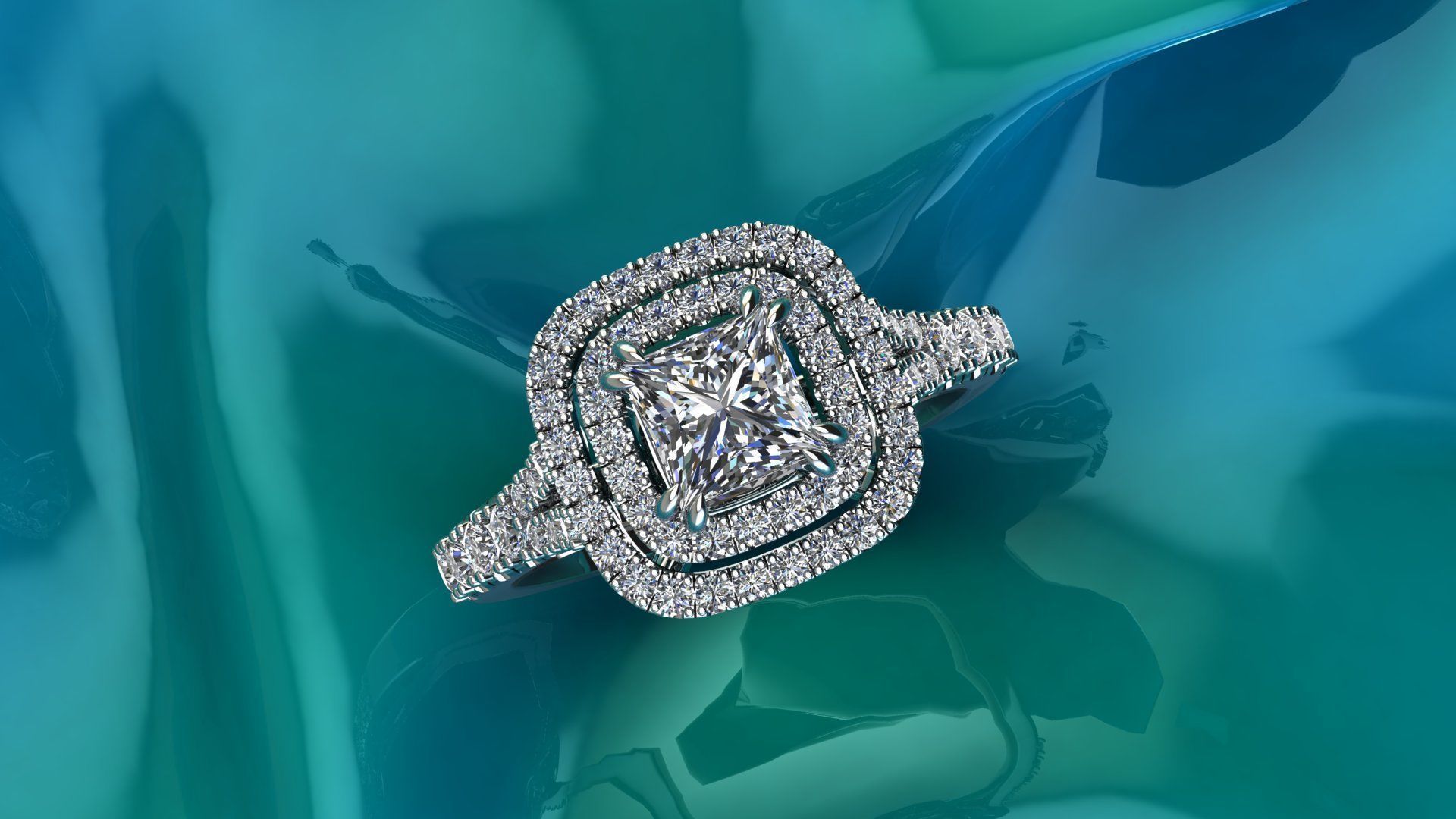 weding ring 3D model 3D printable | CGTrader