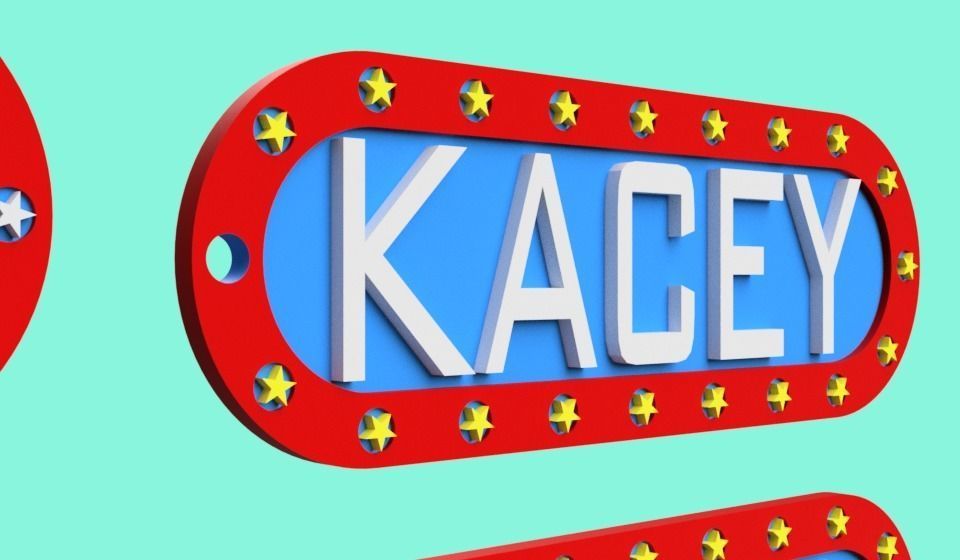 Keychain 1 all-stars theme 3D model | CGTrader