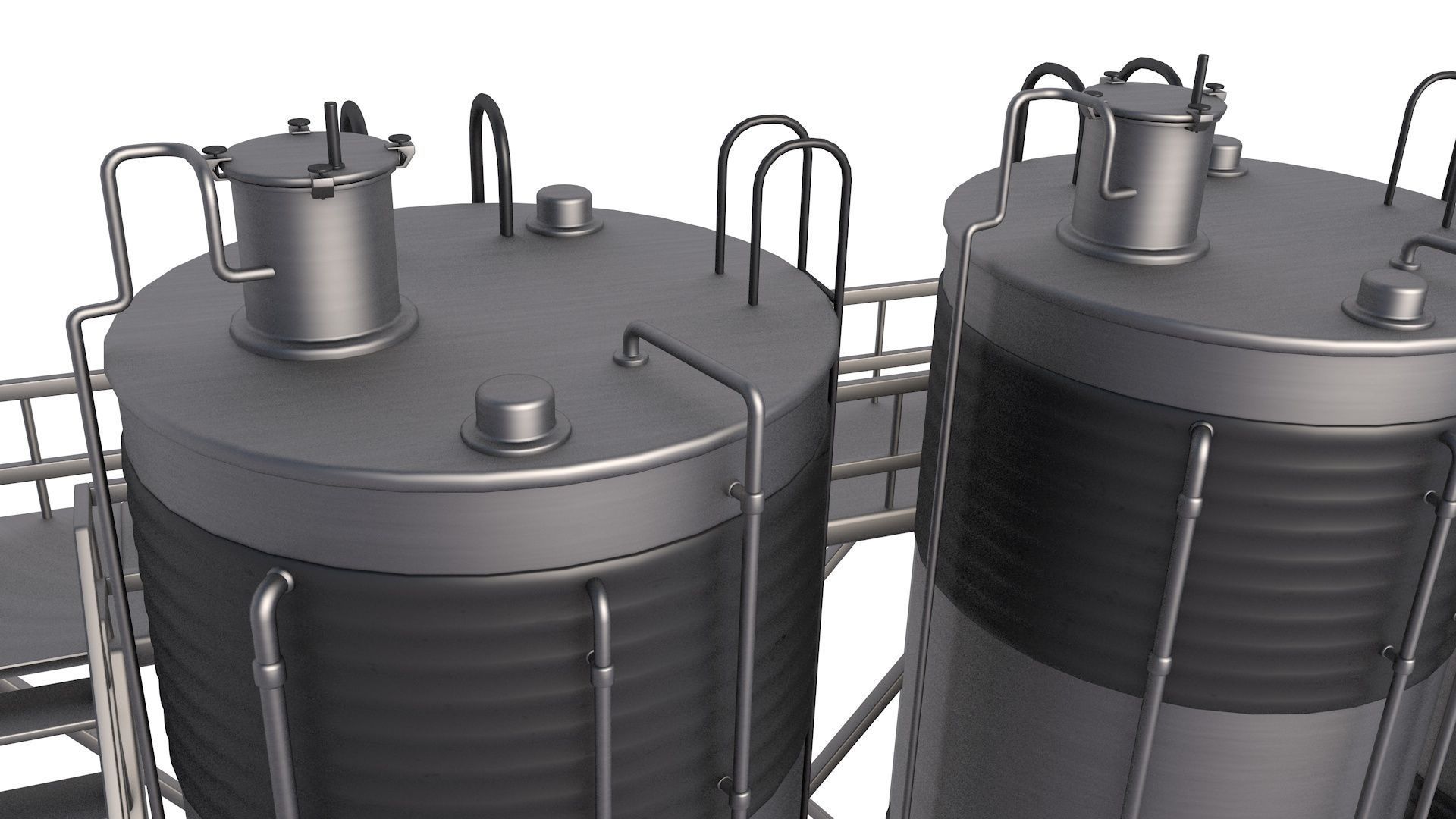 Steel Wine Tanks 3D model | CGTrader