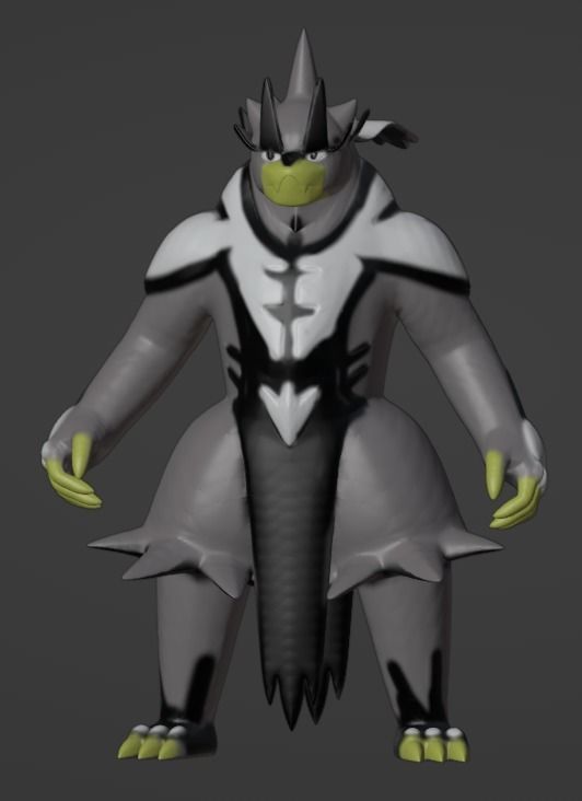 Urshifu Single Strike Style 3D model 3D printable | CGTrader