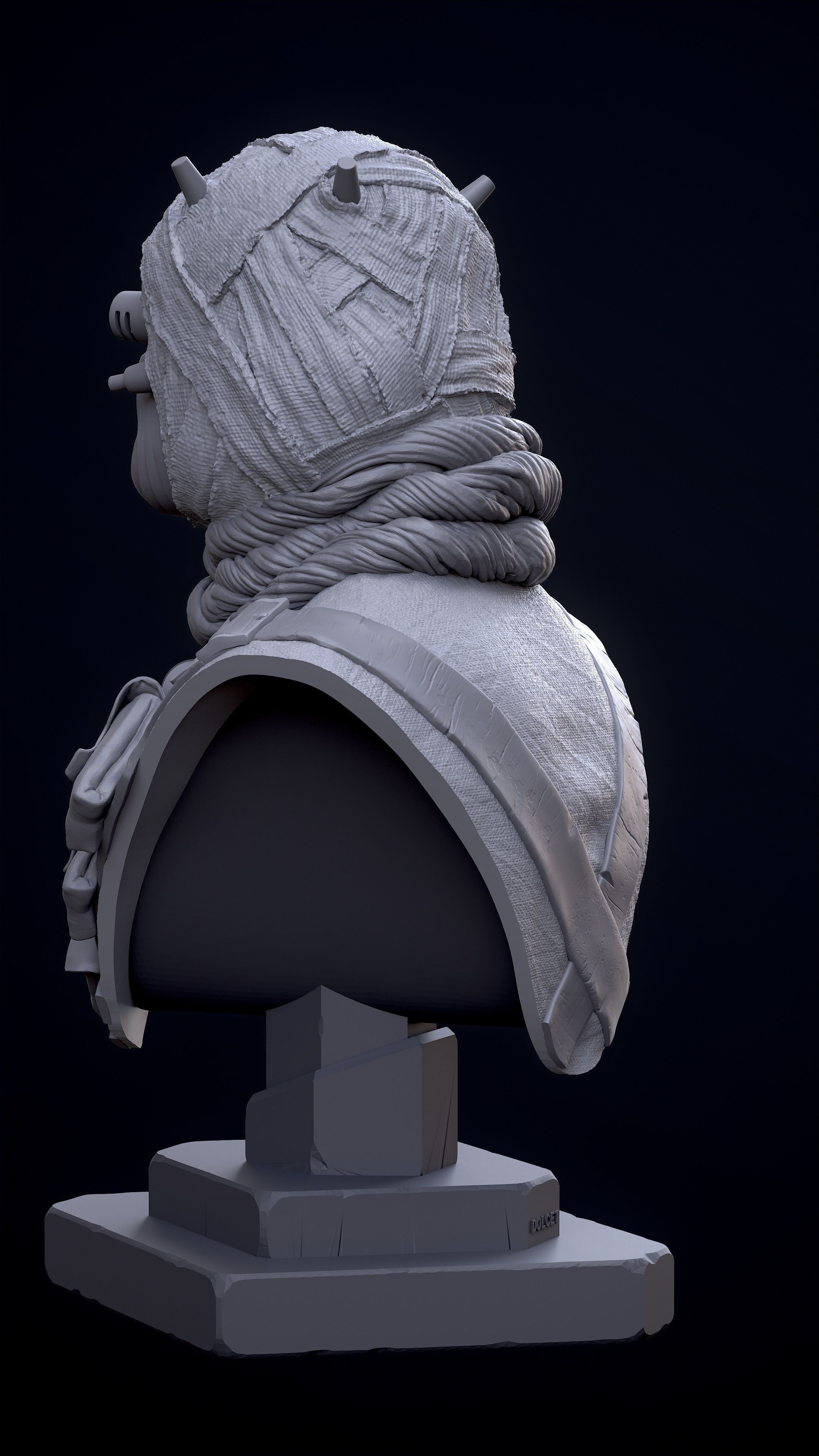 Tusken Raider Bust 3D model 3D printable | CGTrader