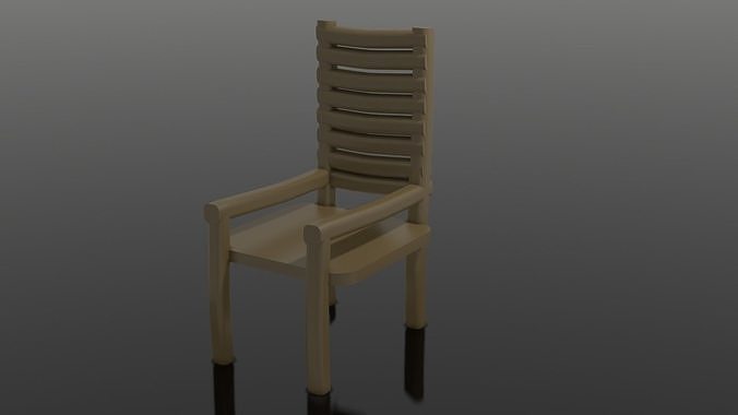 SIMPLE CHAIR REALISTIC free 3D model | CGTrader