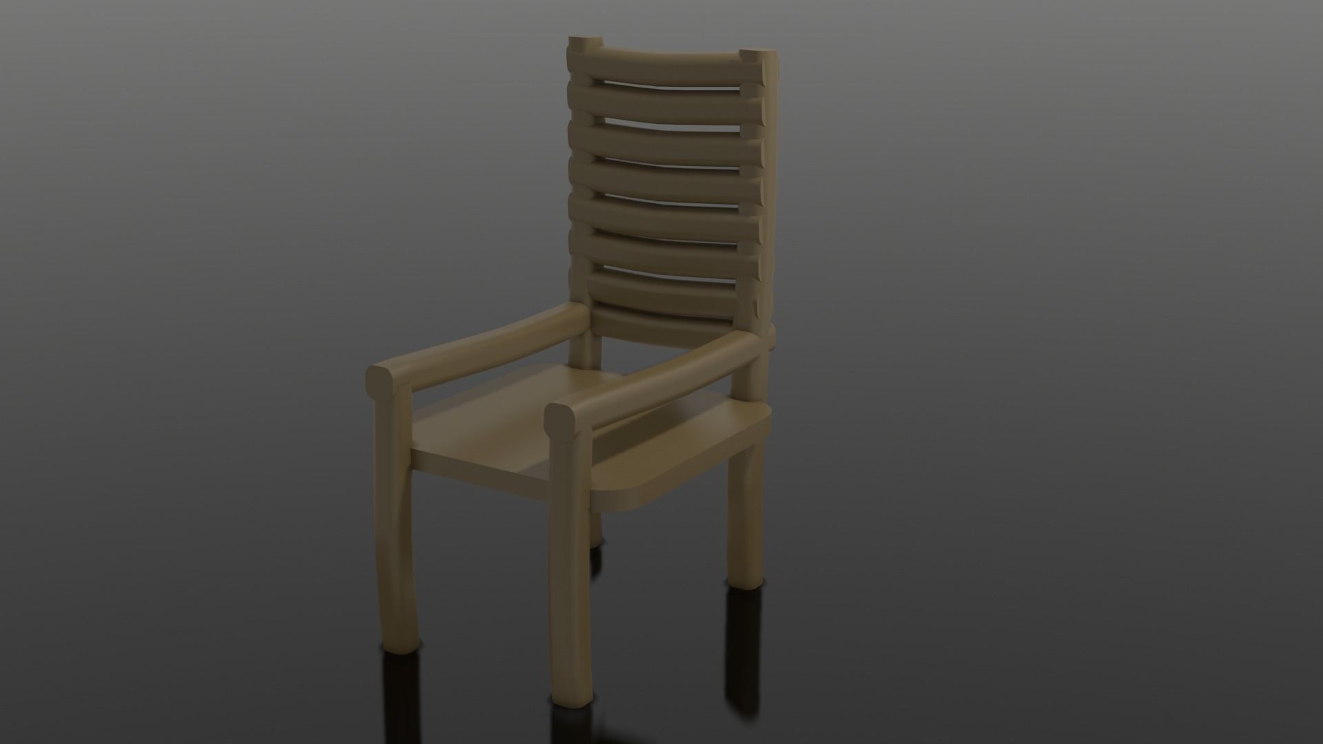 SIMPLE CHAIR REALISTIC free 3D model | CGTrader