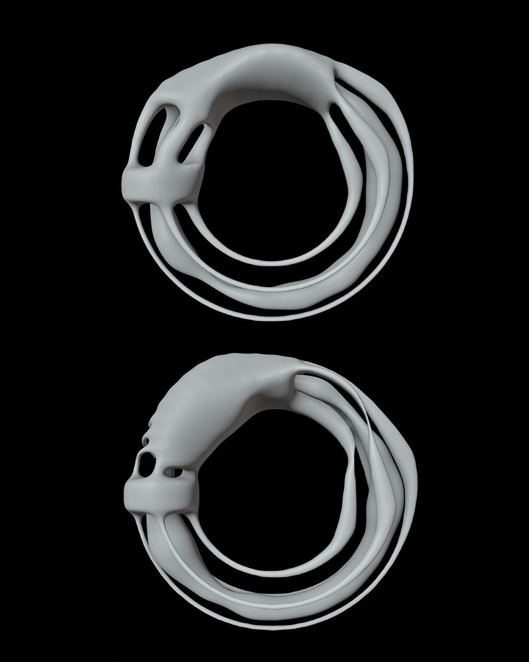 Shapeshifting Torus - Geometry Nodes - Spline displacement morph 3D ...