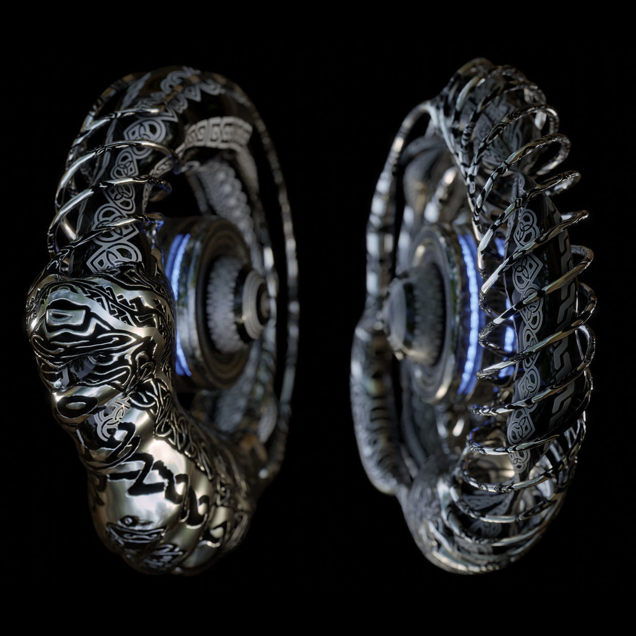 Shapeshifting Torus - Geometry Nodes - Spline displacement morph 3D model | CGTrader