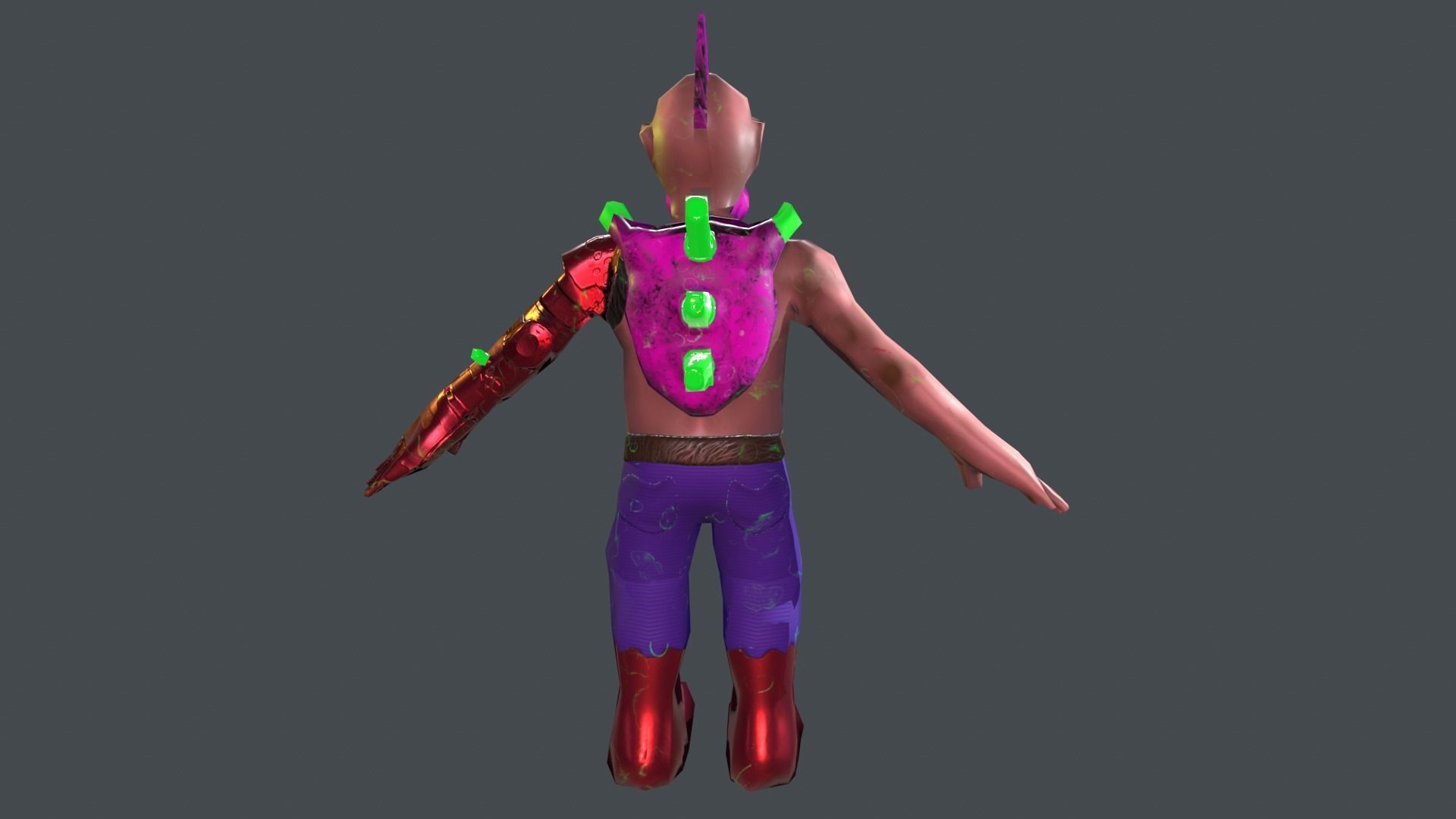 3D model Cyber punk Game ready VR / AR / low-poly | CGTrader