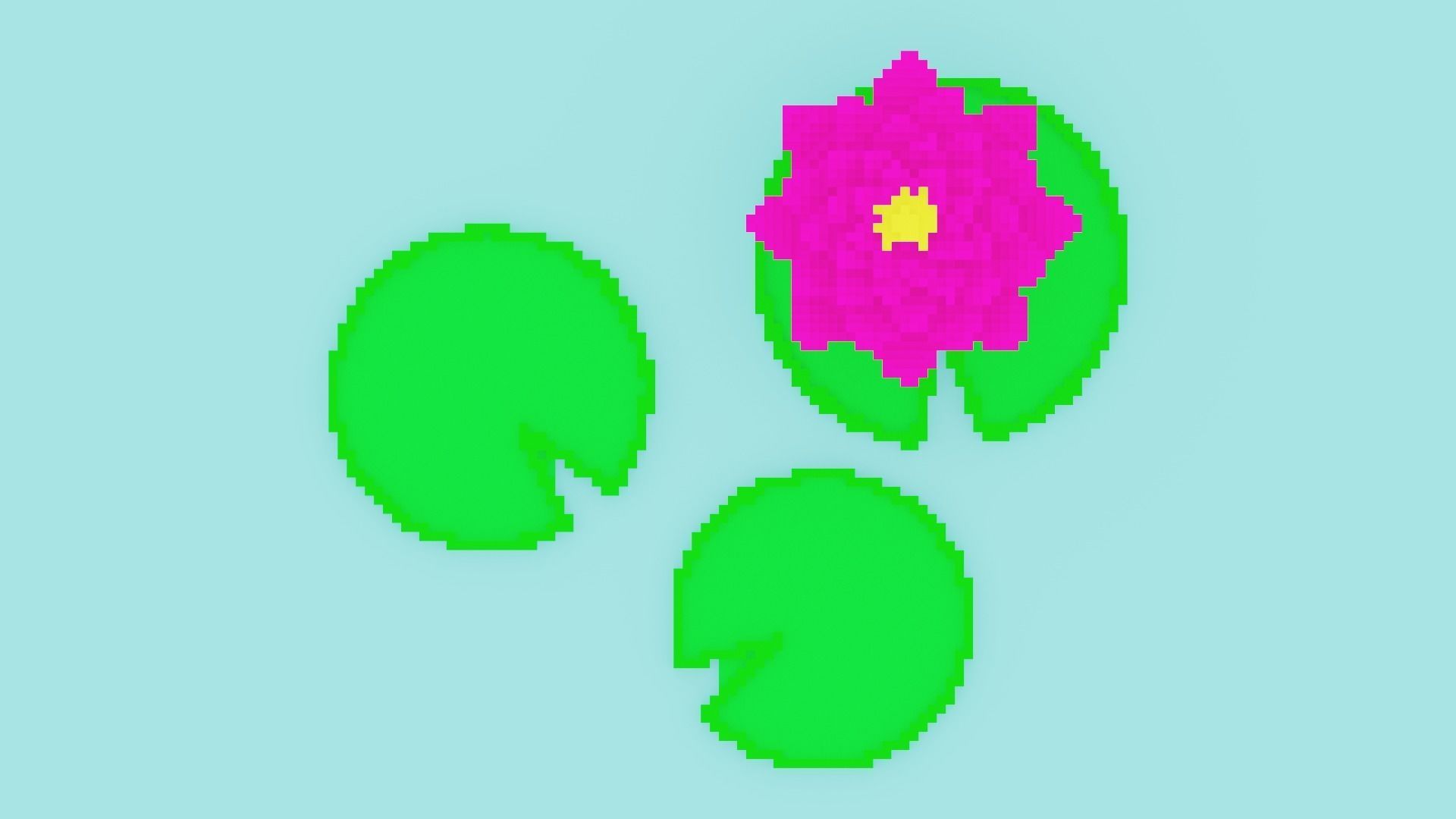 3D model Voxel Lotus VR / AR / low-poly | CGTrader