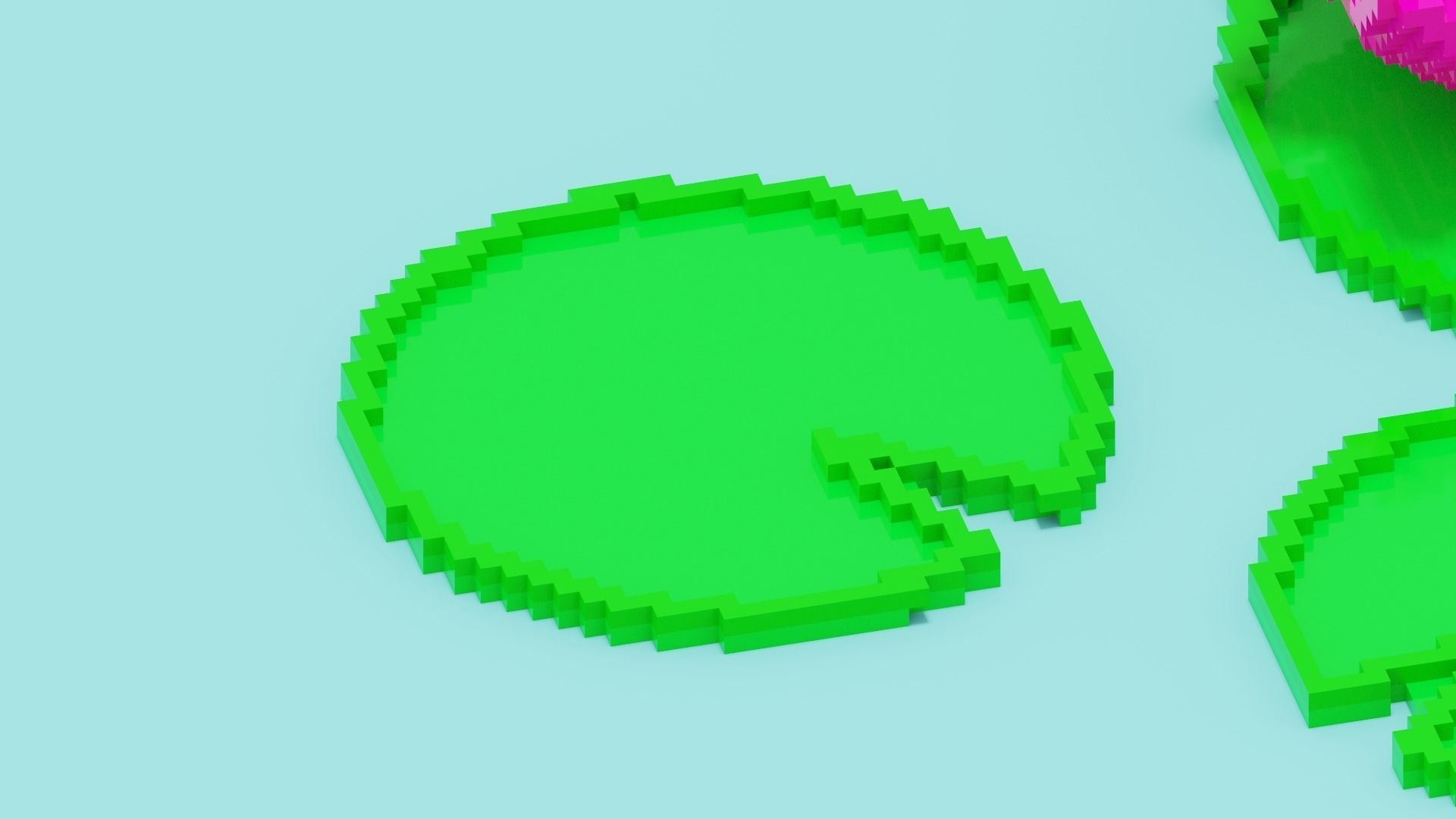 3D model Voxel Lotus VR / AR / low-poly | CGTrader