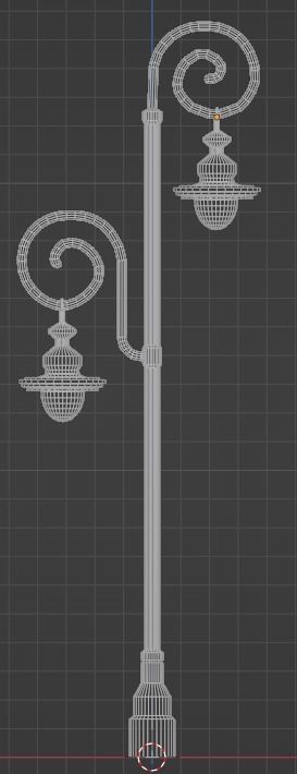 3D model Vintage Street Lamps VR / AR / low-poly | CGTrader