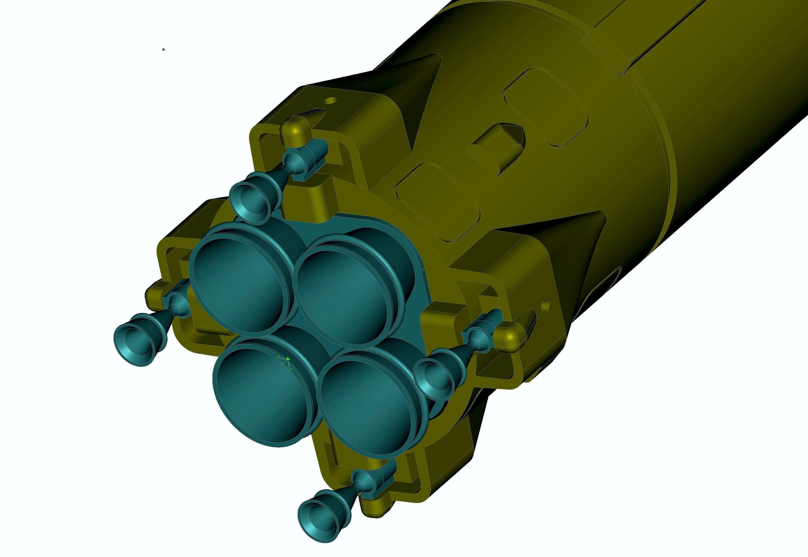 Space rocket R7 Sputnik 3D model 3D printable | CGTrader