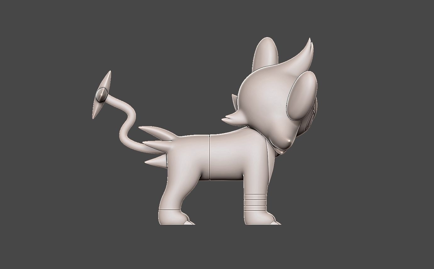 Pokemon shinx evolution pack 3D model 3D printable | CGTrader