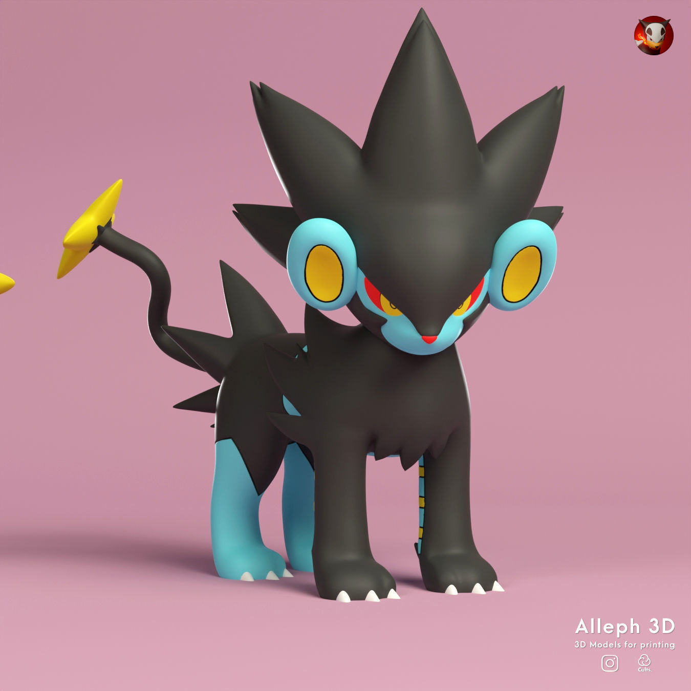 Pokemon shinx evolution pack 3D model 3D printable | CGTrader