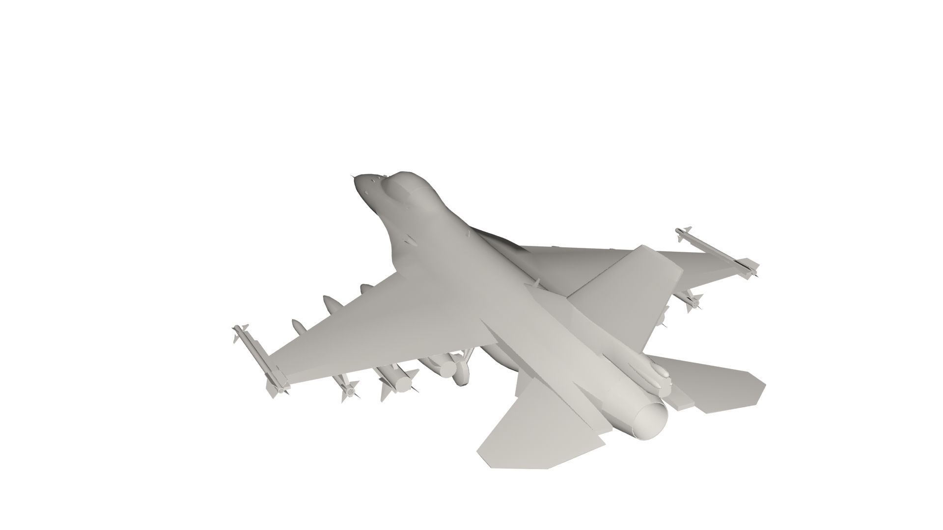 Jet military airplane 3D model | CGTrader