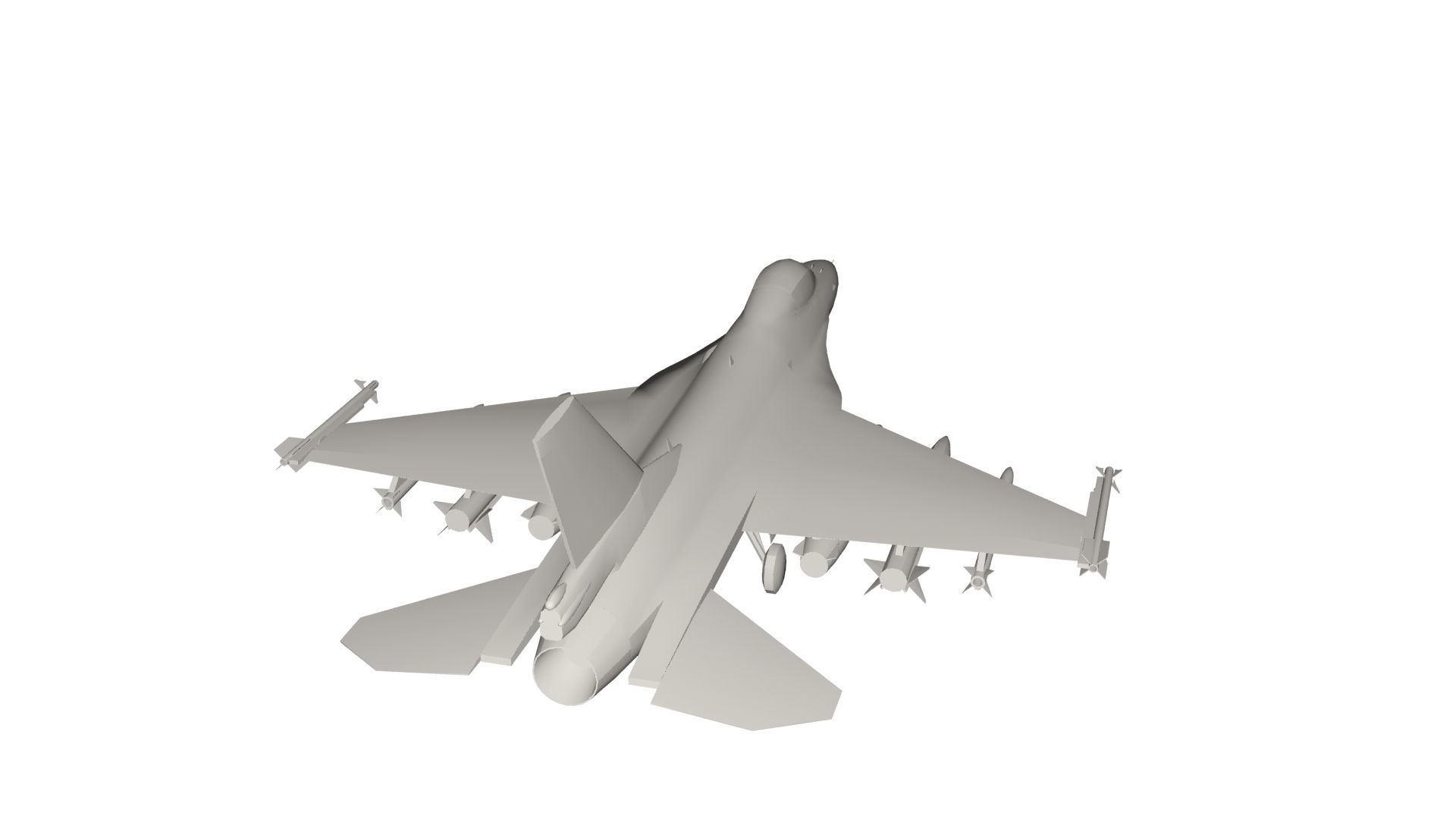 Jet military airplane 3D model | CGTrader