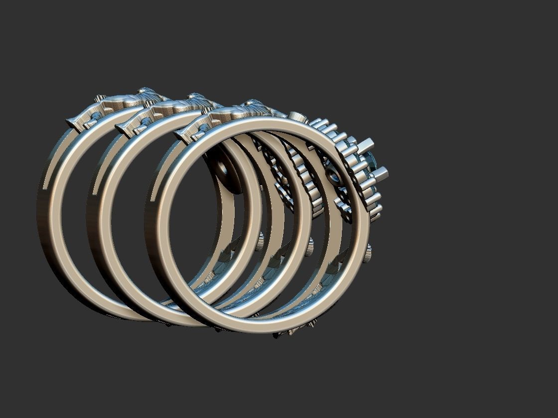 Physical Education Rings 3D model 3D printable | CGTrader