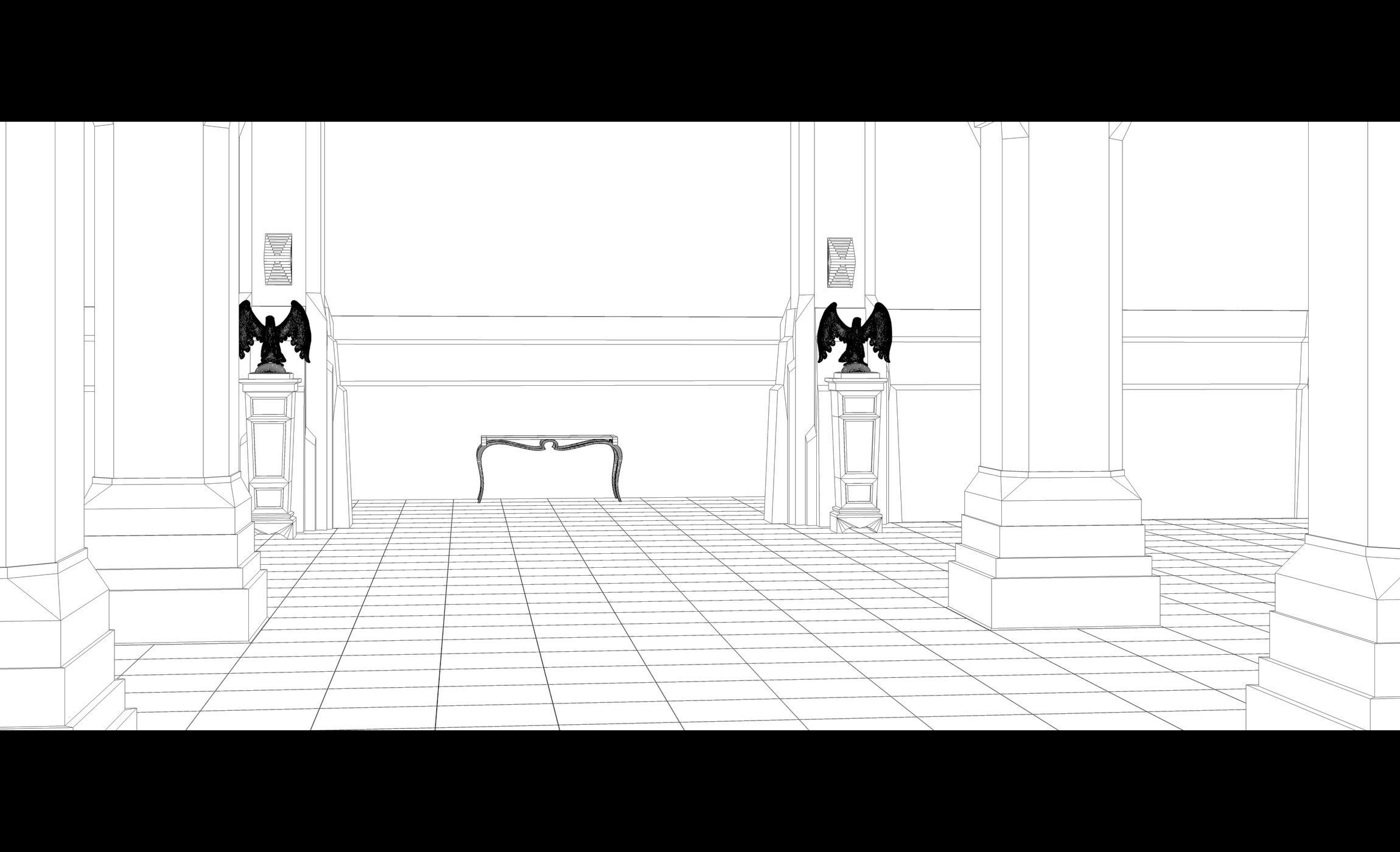 Tyrell Corperation Building Interior - Blade Runner 1982 3D model ...