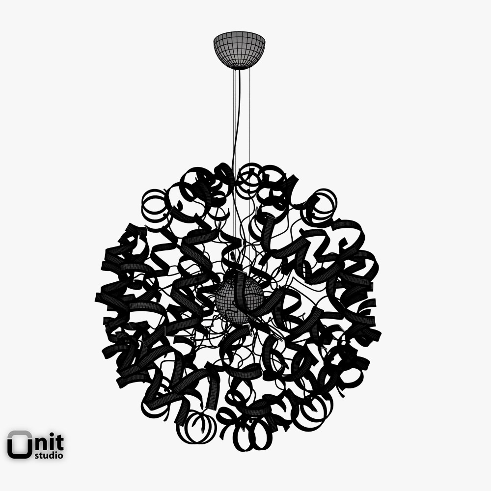 Pendant light Astro MetalLux 48 pieces 3D model | CGTrader