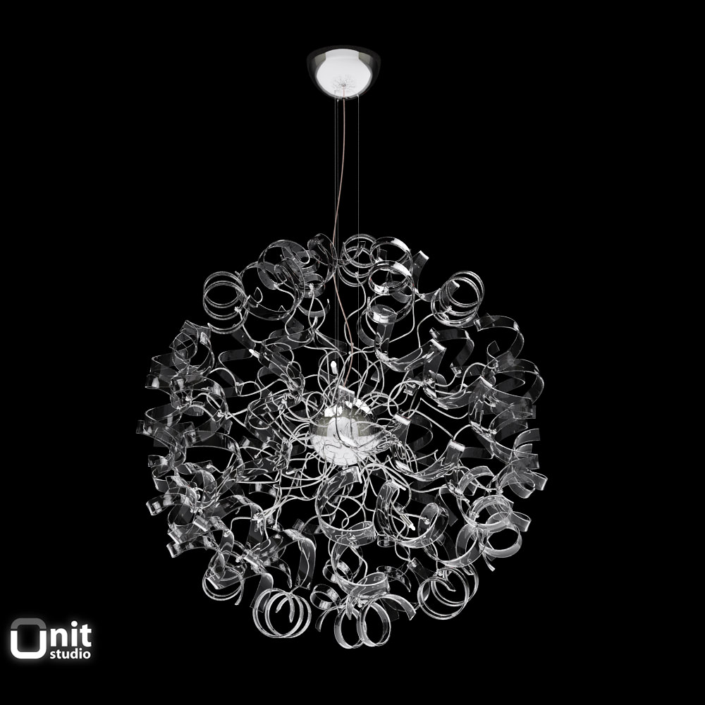 Pendant light Astro MetalLux 48 pieces 3D model | CGTrader